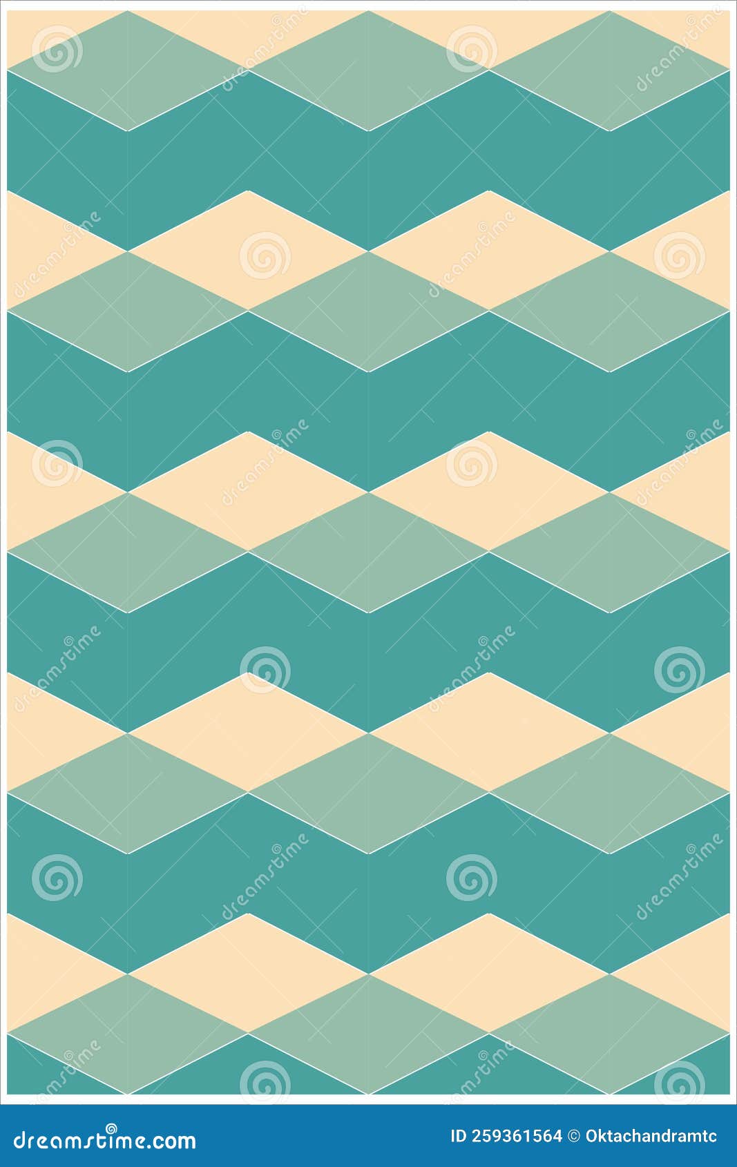 Quiet Colored Cube Background Made of Triangular Patterns with Regular ...