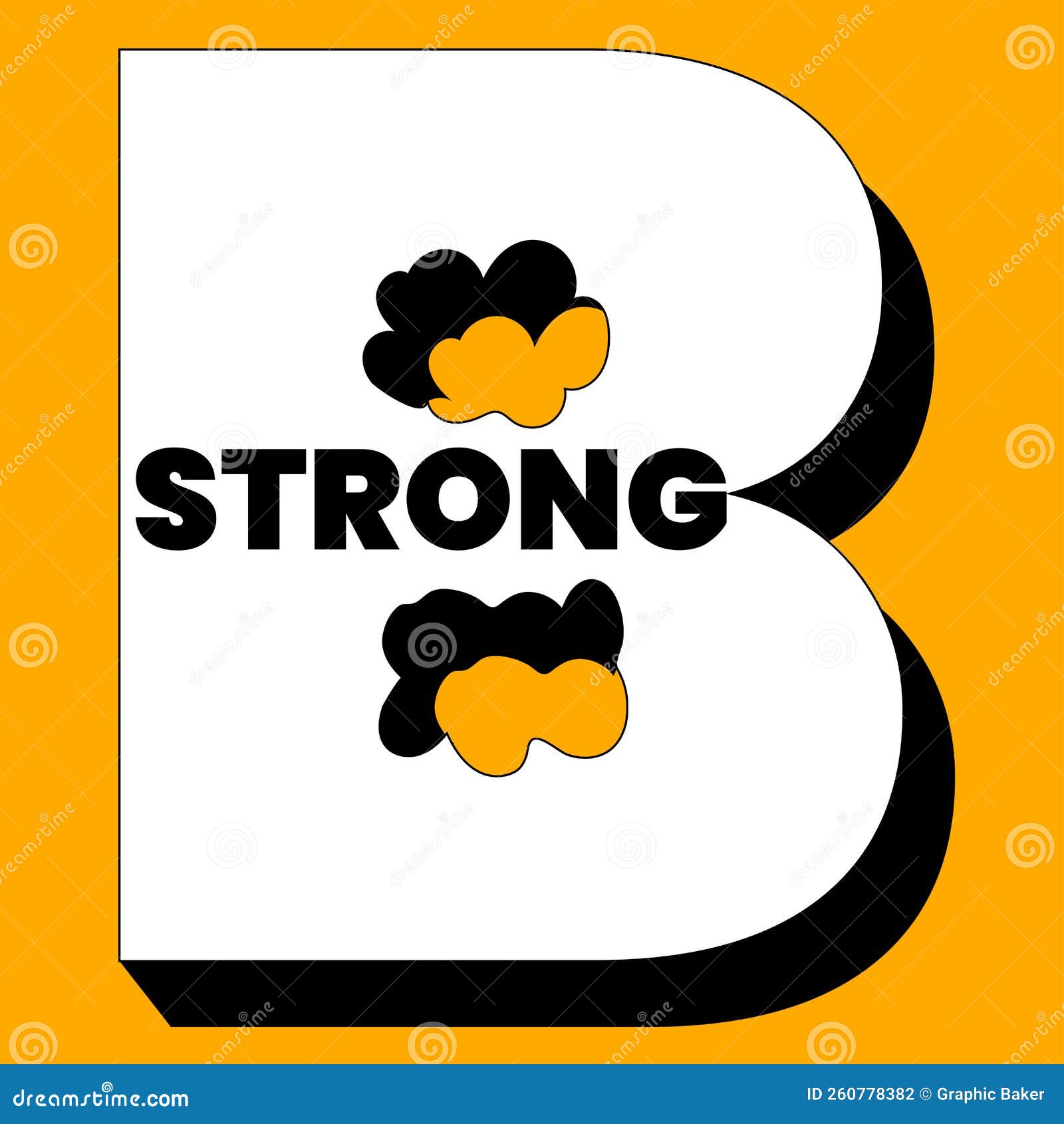 Be Strong Motivational Quote Stock Vector - Illustration of text ...