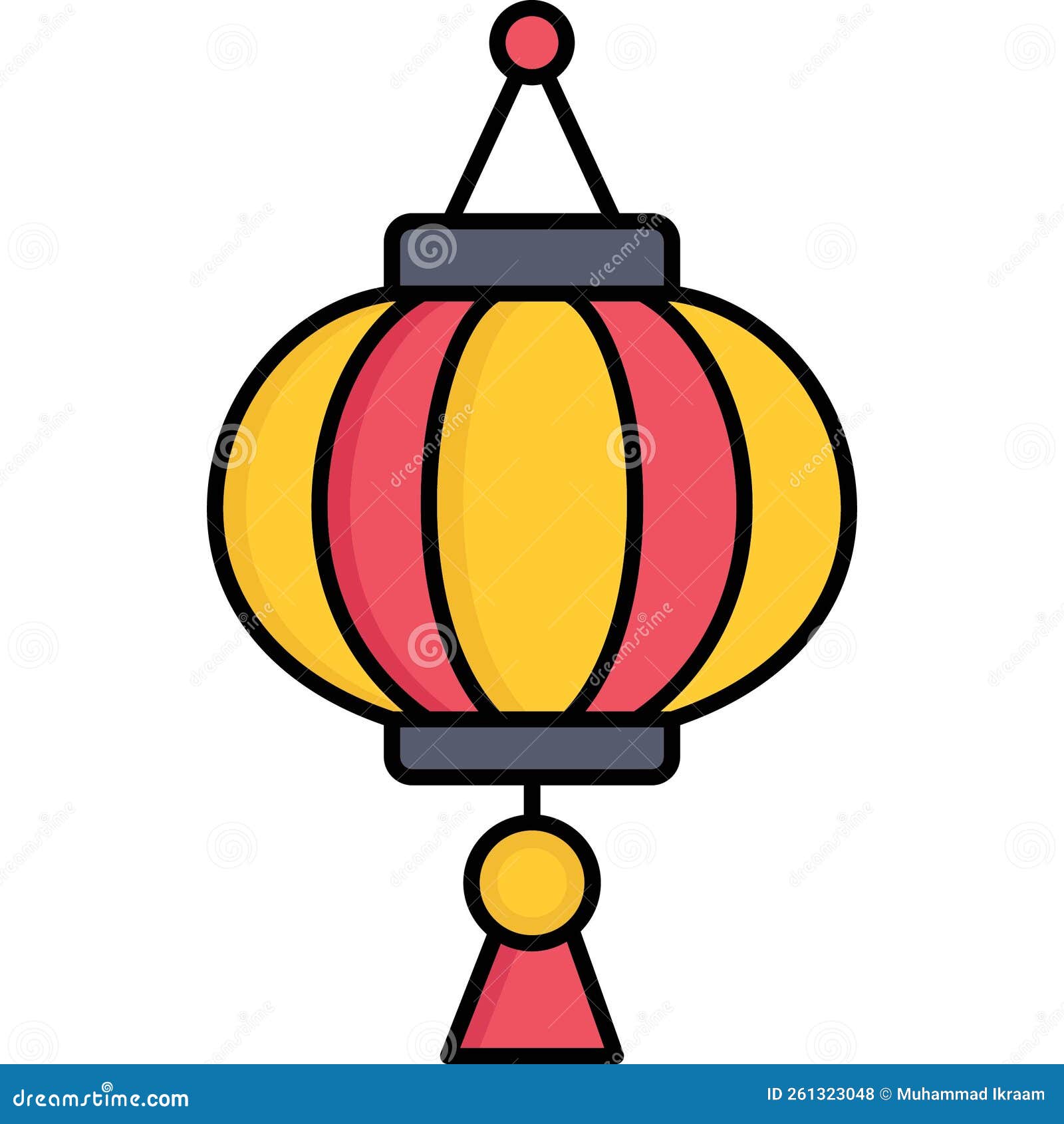 Chinese Light Which Can Easily Edit or Modify Stock Vector ...