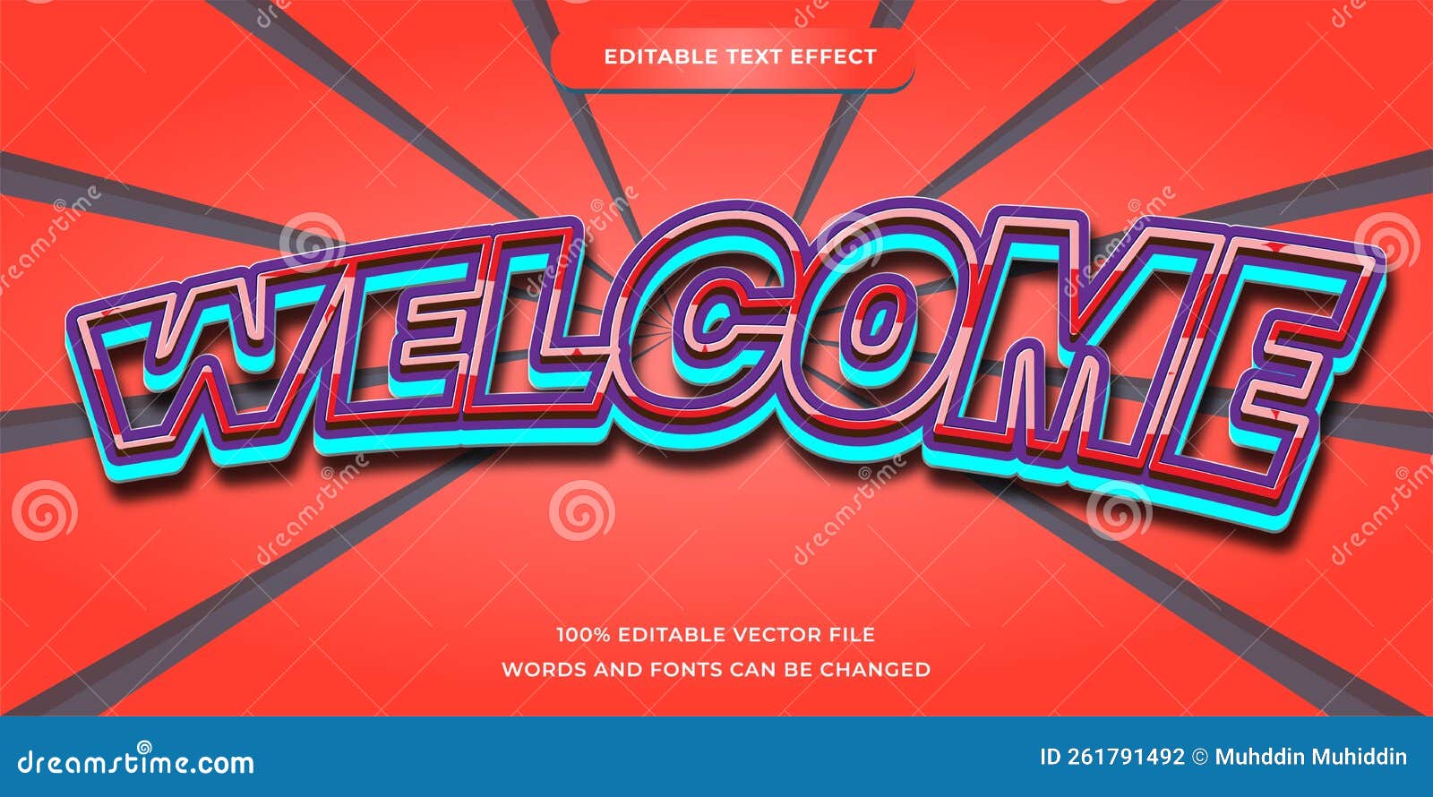 Sunset 1998 Text Effect for Adobe Illustrator Stock Vector ...