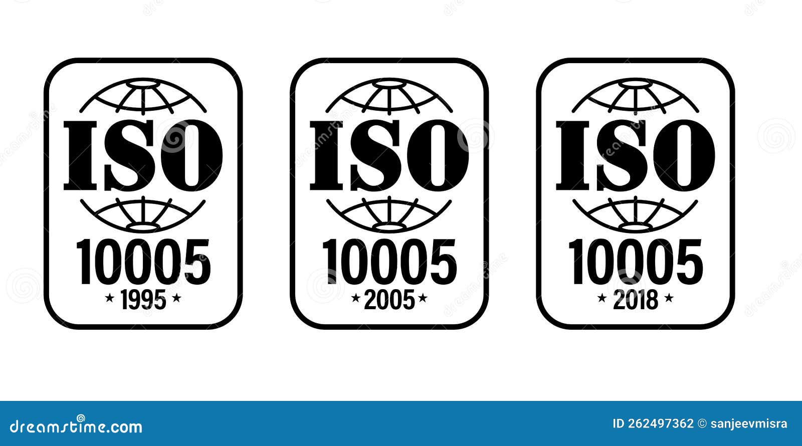 Quality Management Systems Certified, Iso 10005 Vector Icon Stock ...