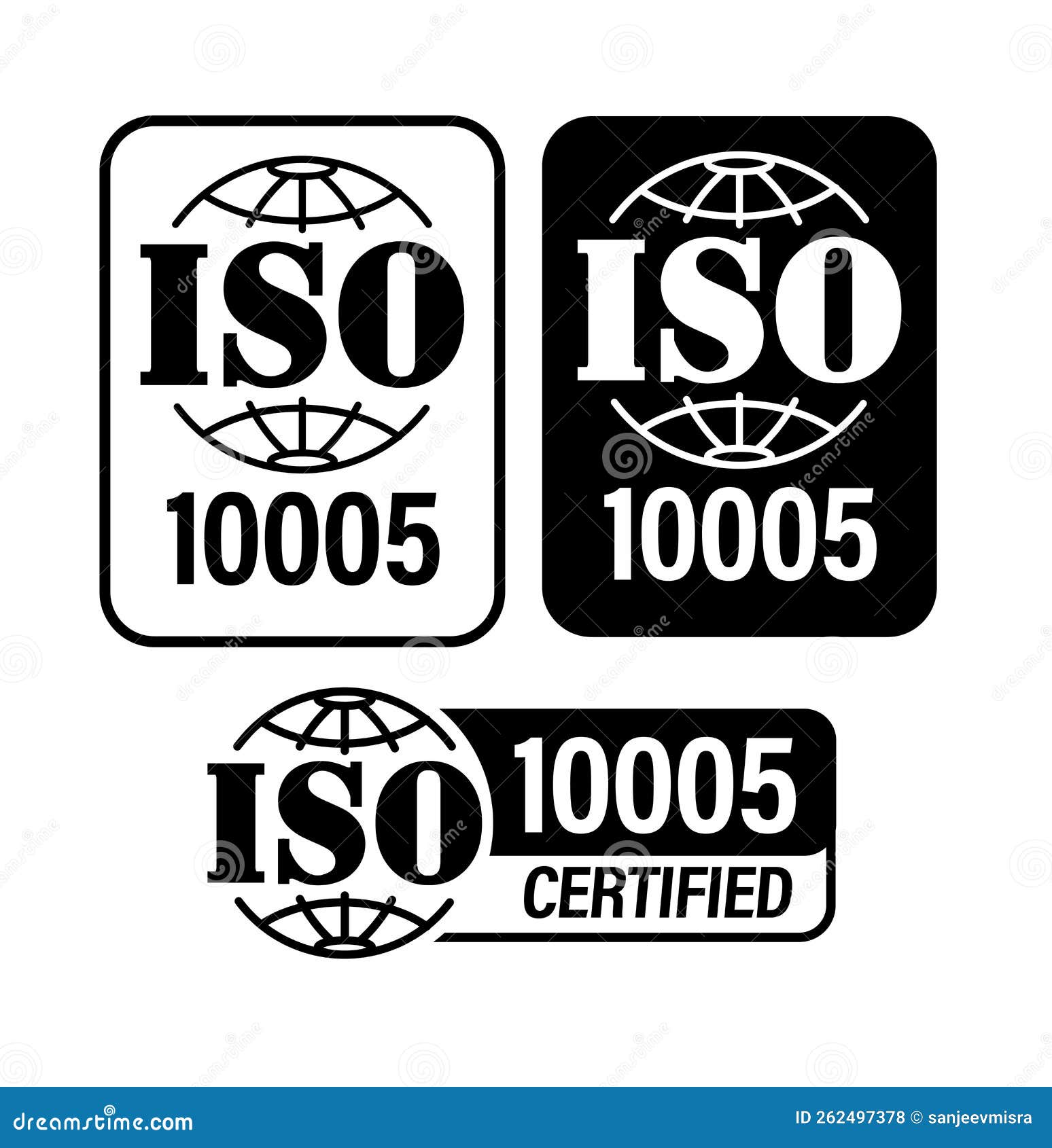 ISO 10005 Certified, Quality Management Abstract Stock Vector ...