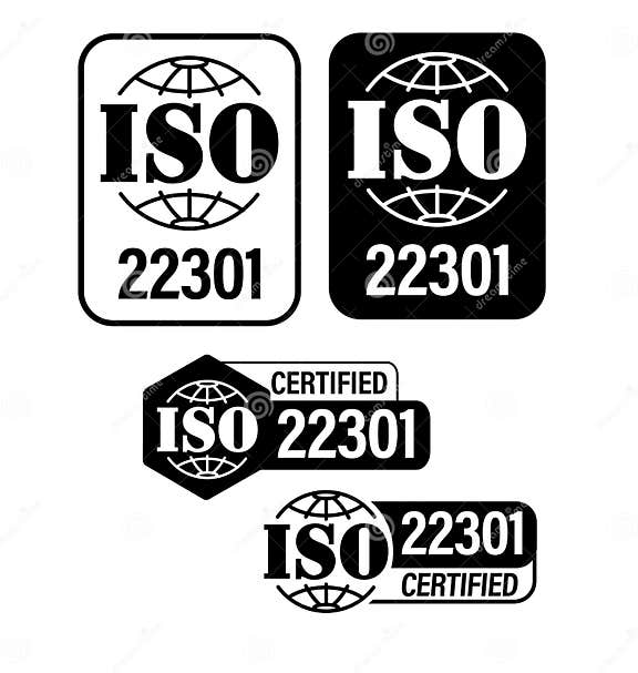 Business Continuity Management Systems Certified. ISO22301 Vector Icon ...