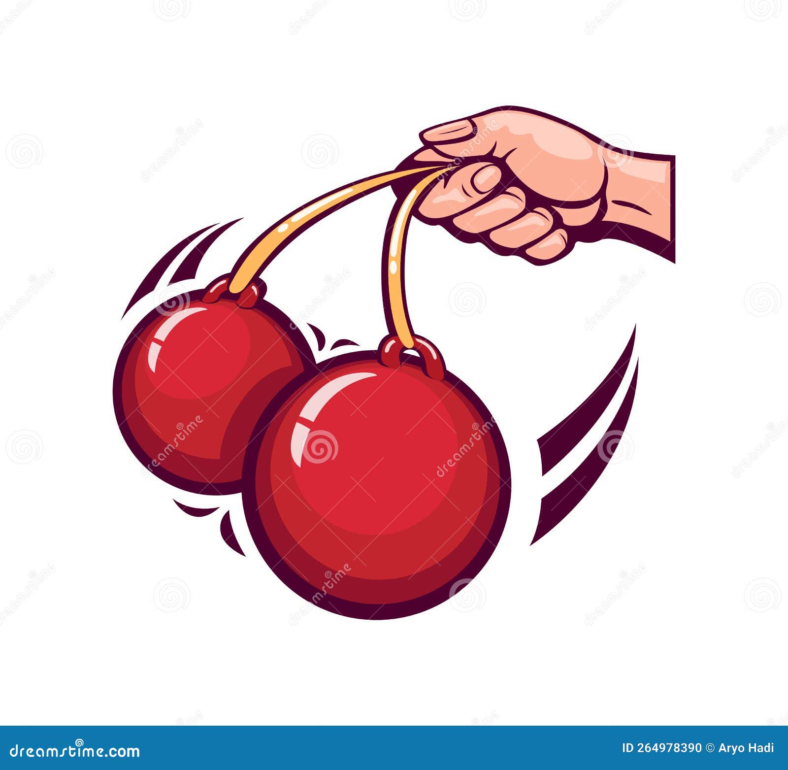 Clackers Ball or Latto Latto Traditional Toy Symbol Mascot Logo Cartoon ...