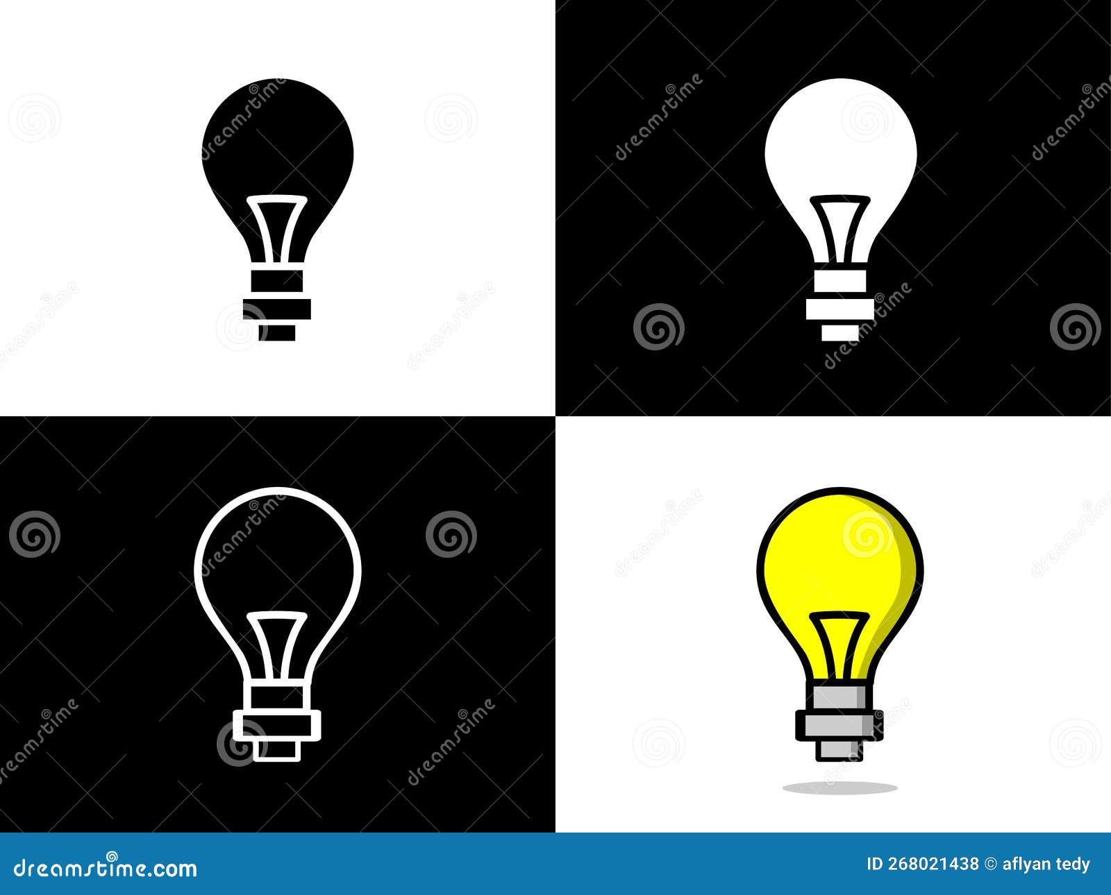 Symbol of bulb lamp stock illustration. Illustration of fluorescent ...