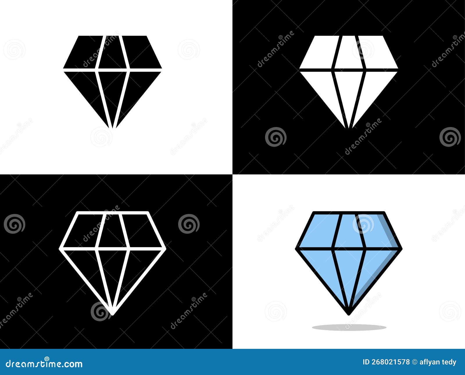 Symbol of diamond stock illustration. Illustration of jewellery - 268021578
