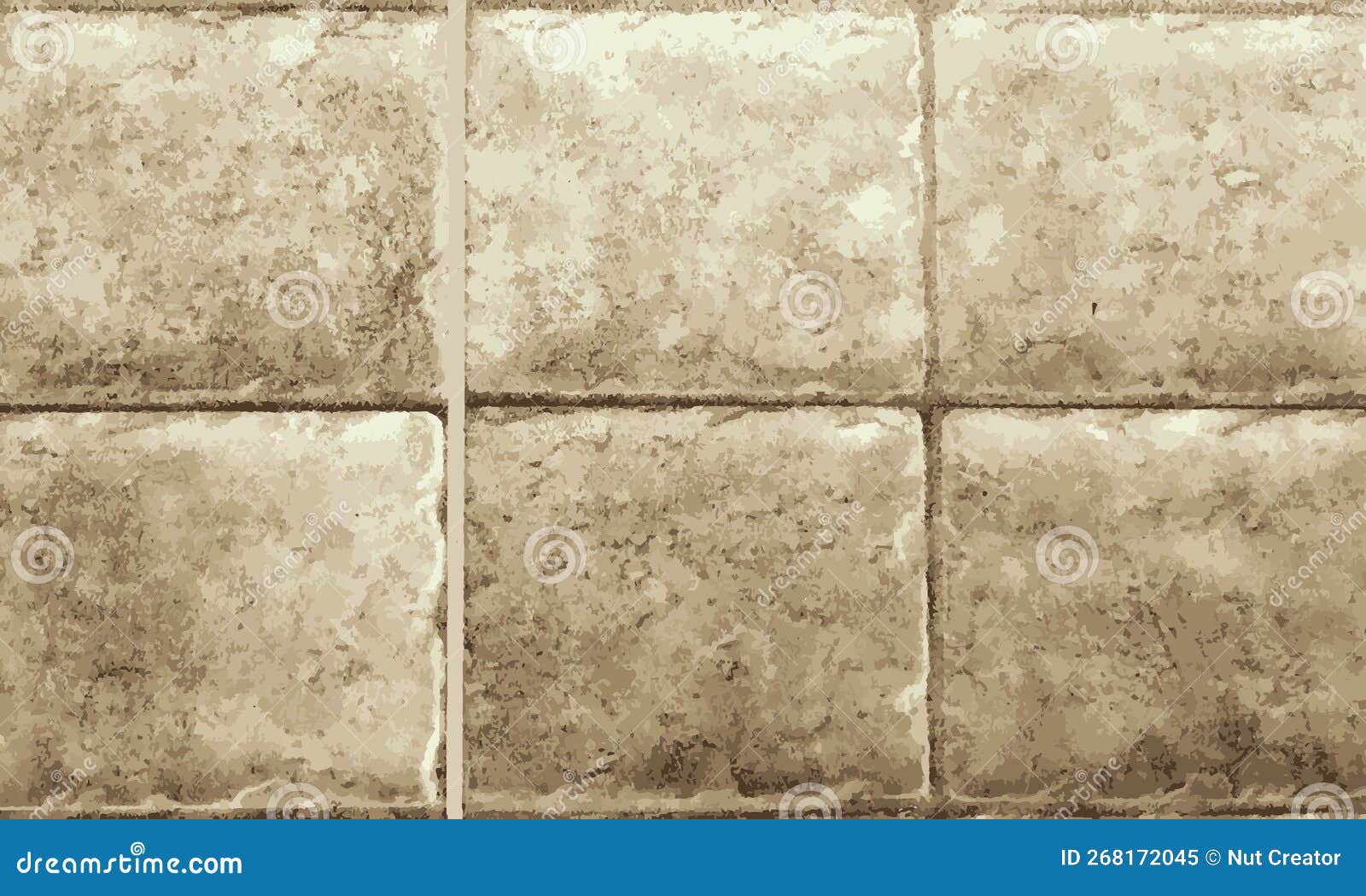 Tile Block Toilet Wall Texture Vector Background Stock Illustration ...