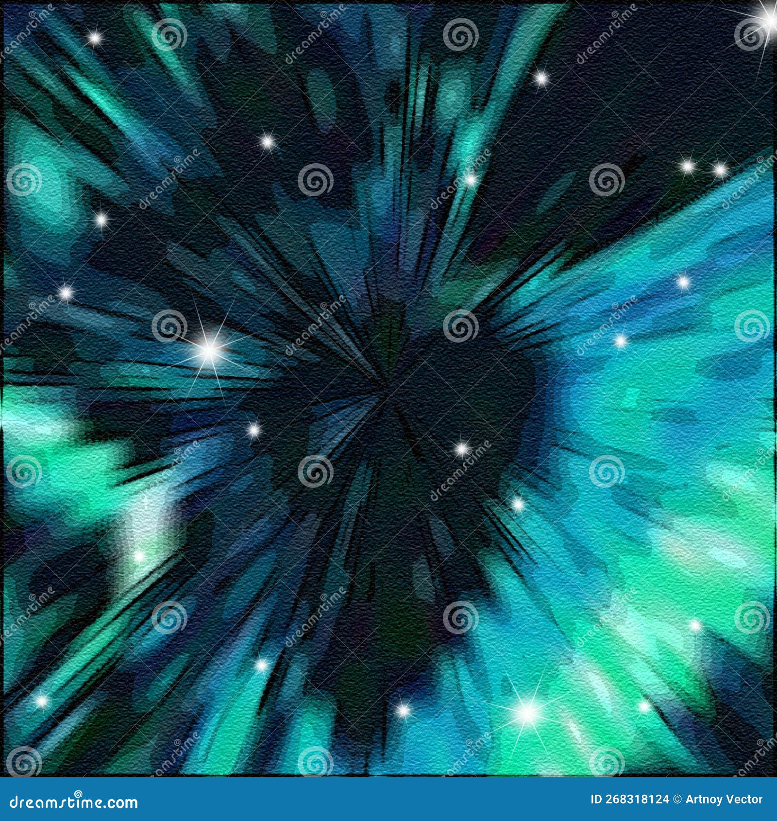 Colorful Explosion Abstract Background with Cartoon Texture and Glitter ...