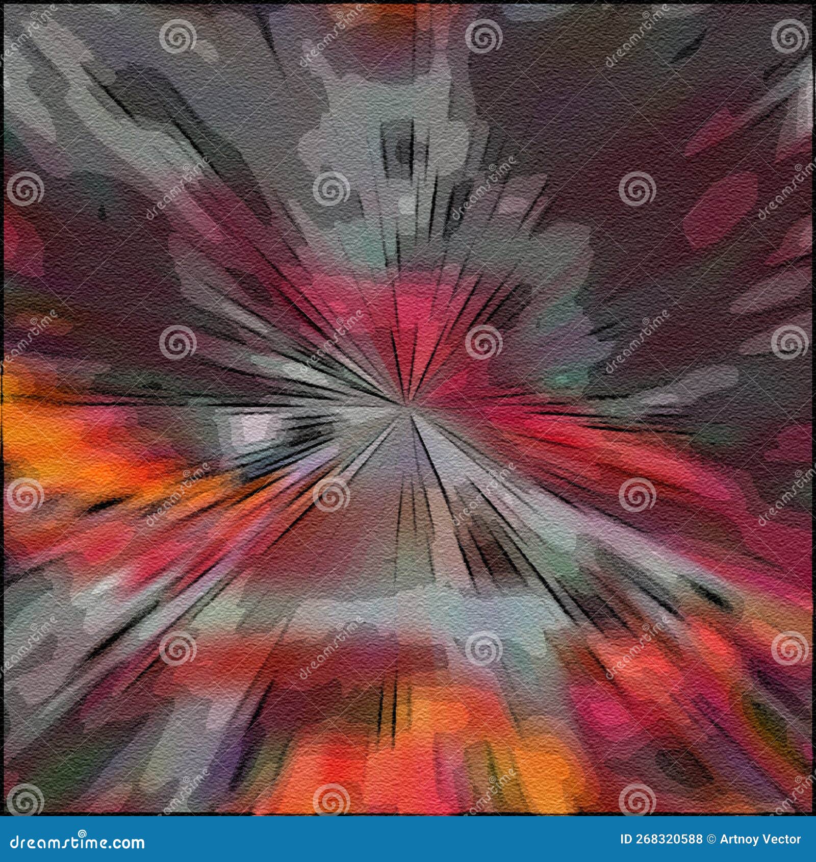 Colorful Explosion Abstract Background with Cartoon Texture and Glitter ...