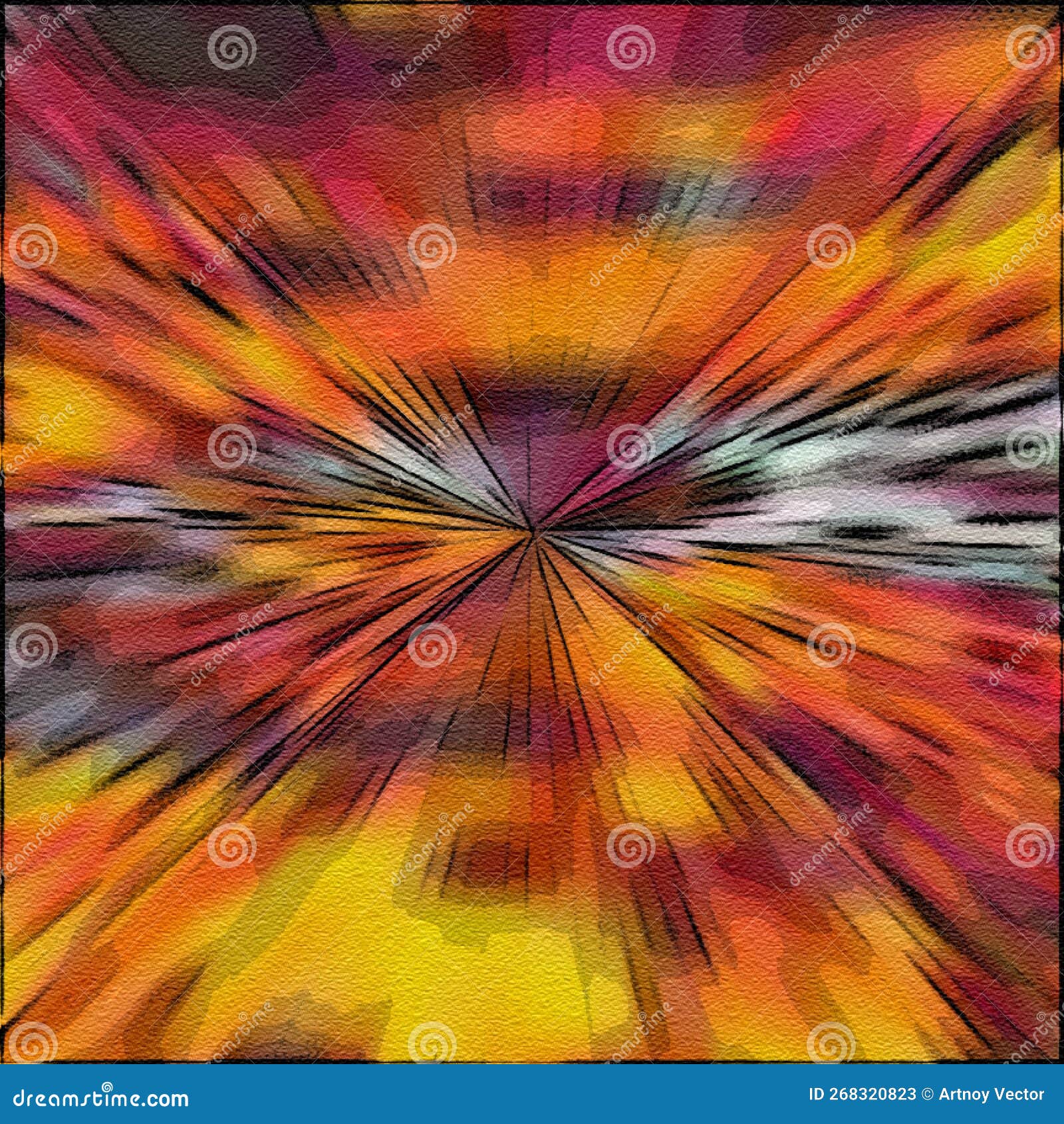 Colorful Explosion Abstract Background with Cartoon Texture and Glitter ...