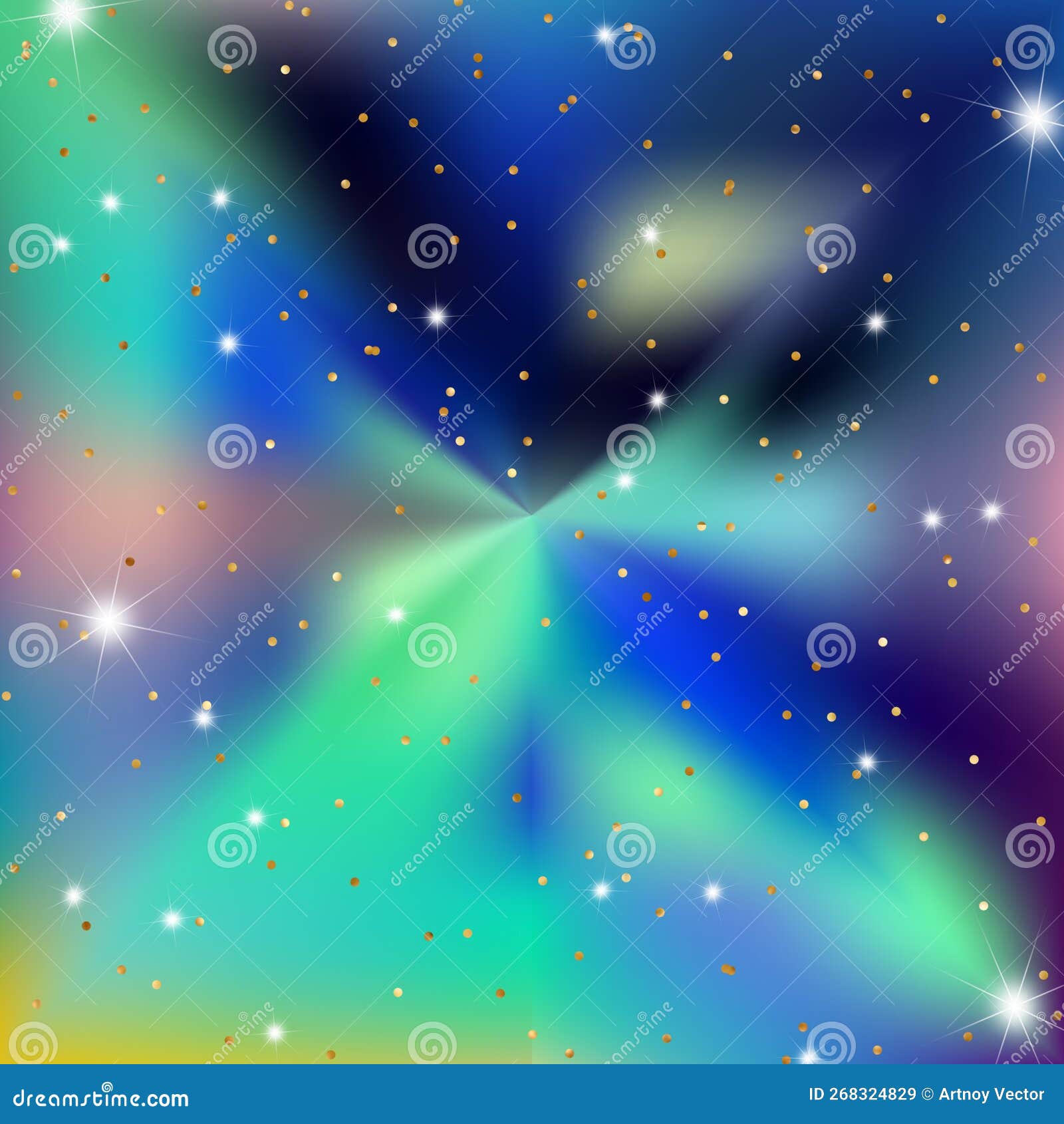 Abstract Background Gradient Color Metallic with Glitter Element Stock ...