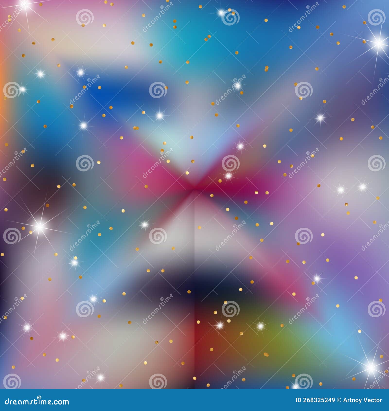 Abstract Background Gradient Color Metallic with Glitter Element Stock ...