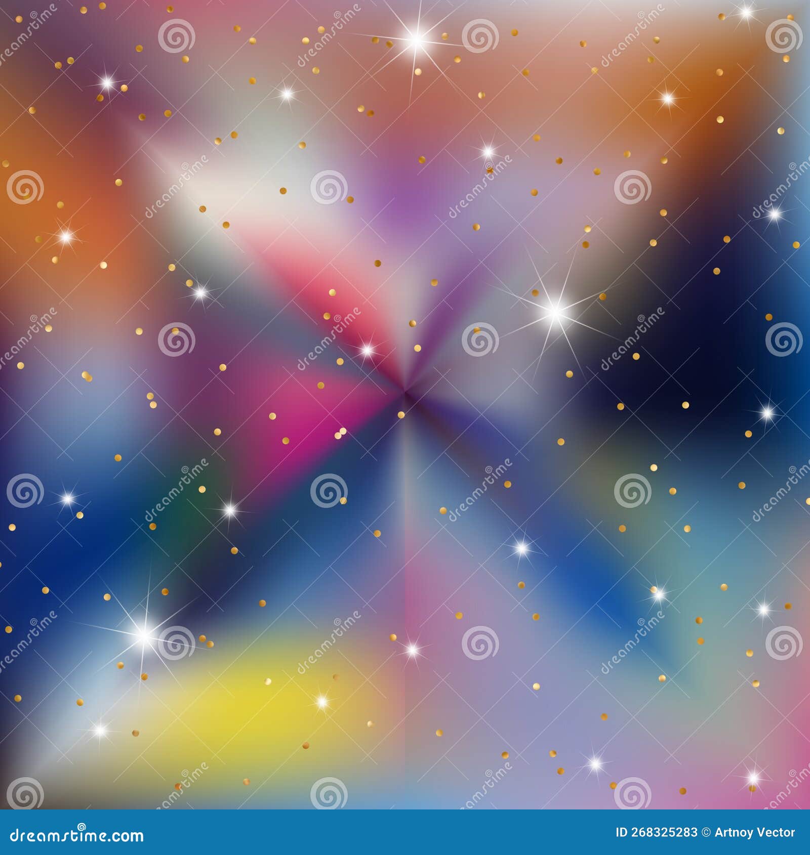 Abstract Background Gradient Color Metallic with Glitter Element Stock ...