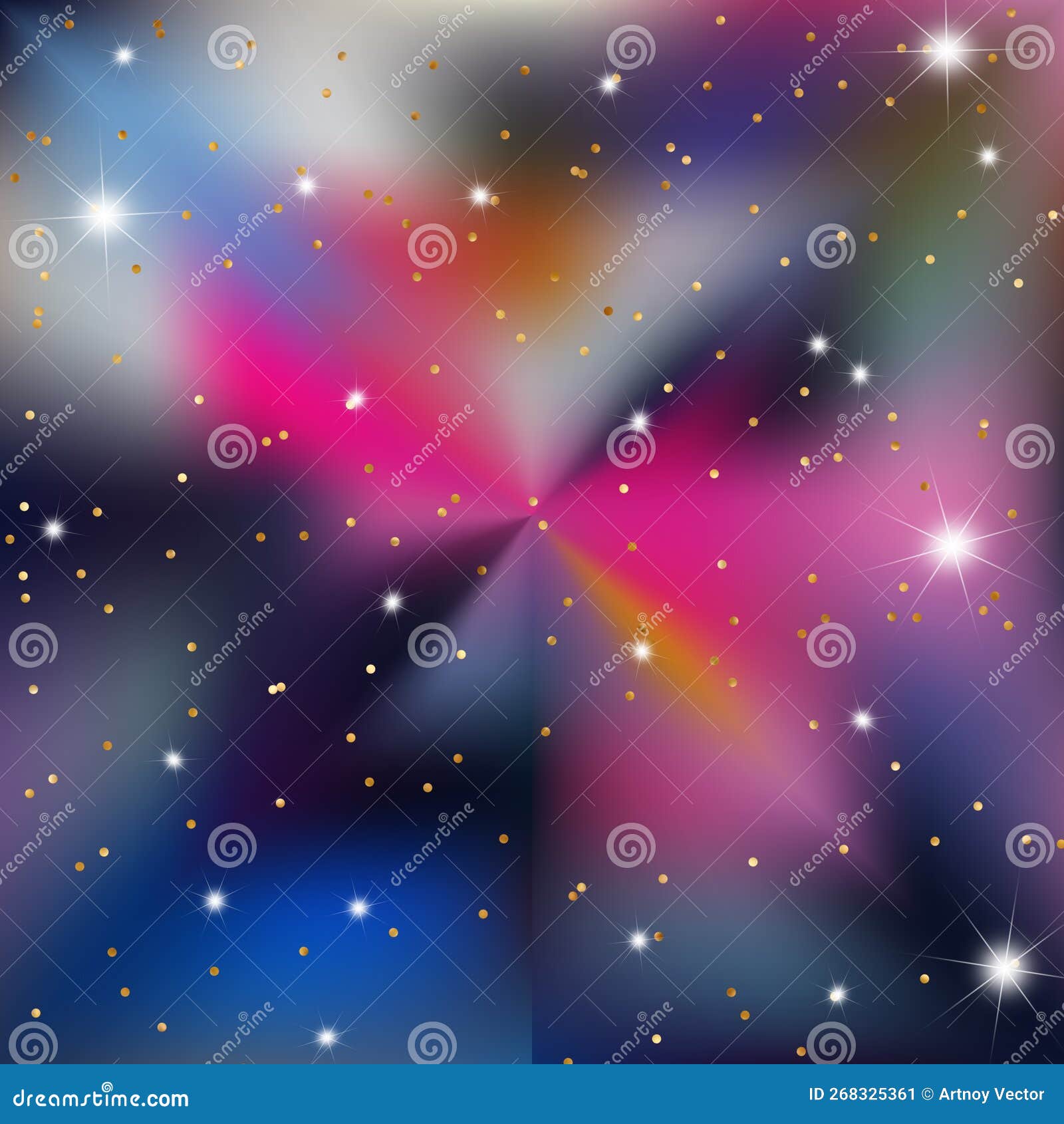 Abstract Background Gradient Color Metallic with Glitter Element Stock ...