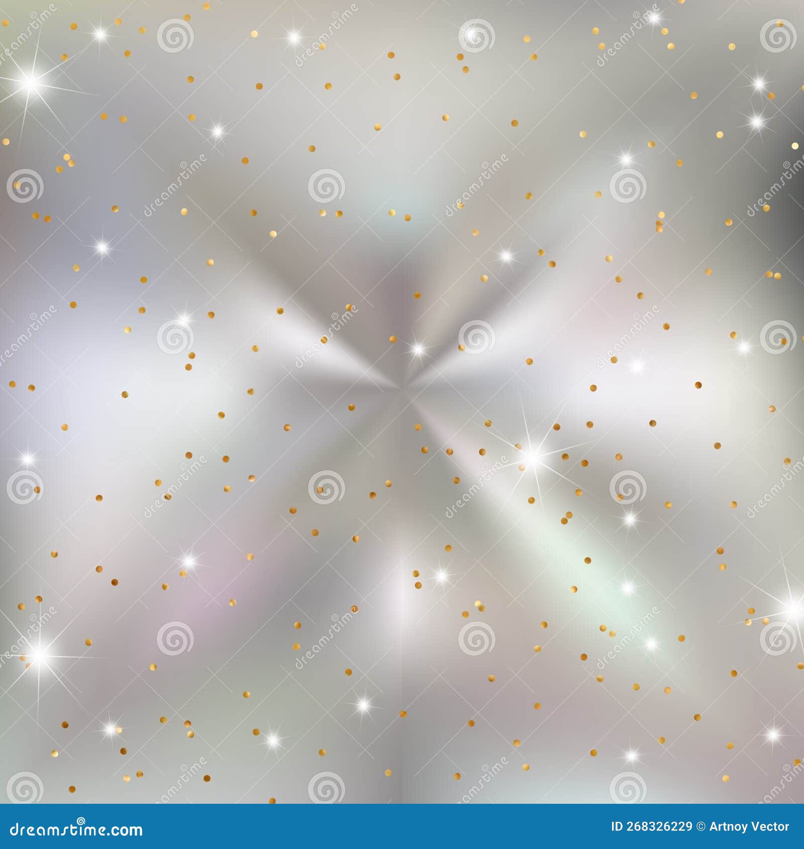 Abstract Background Silver Color Metallic with Glitter Element Stock ...