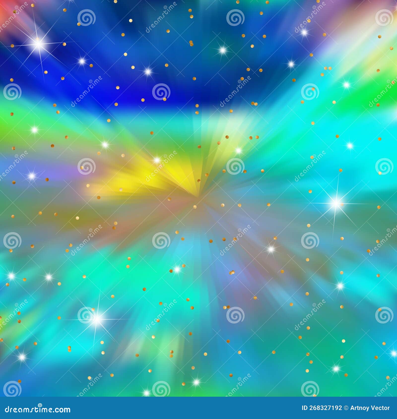 Colorful Explosion Abstract Background with Glitter Elements Stock ...