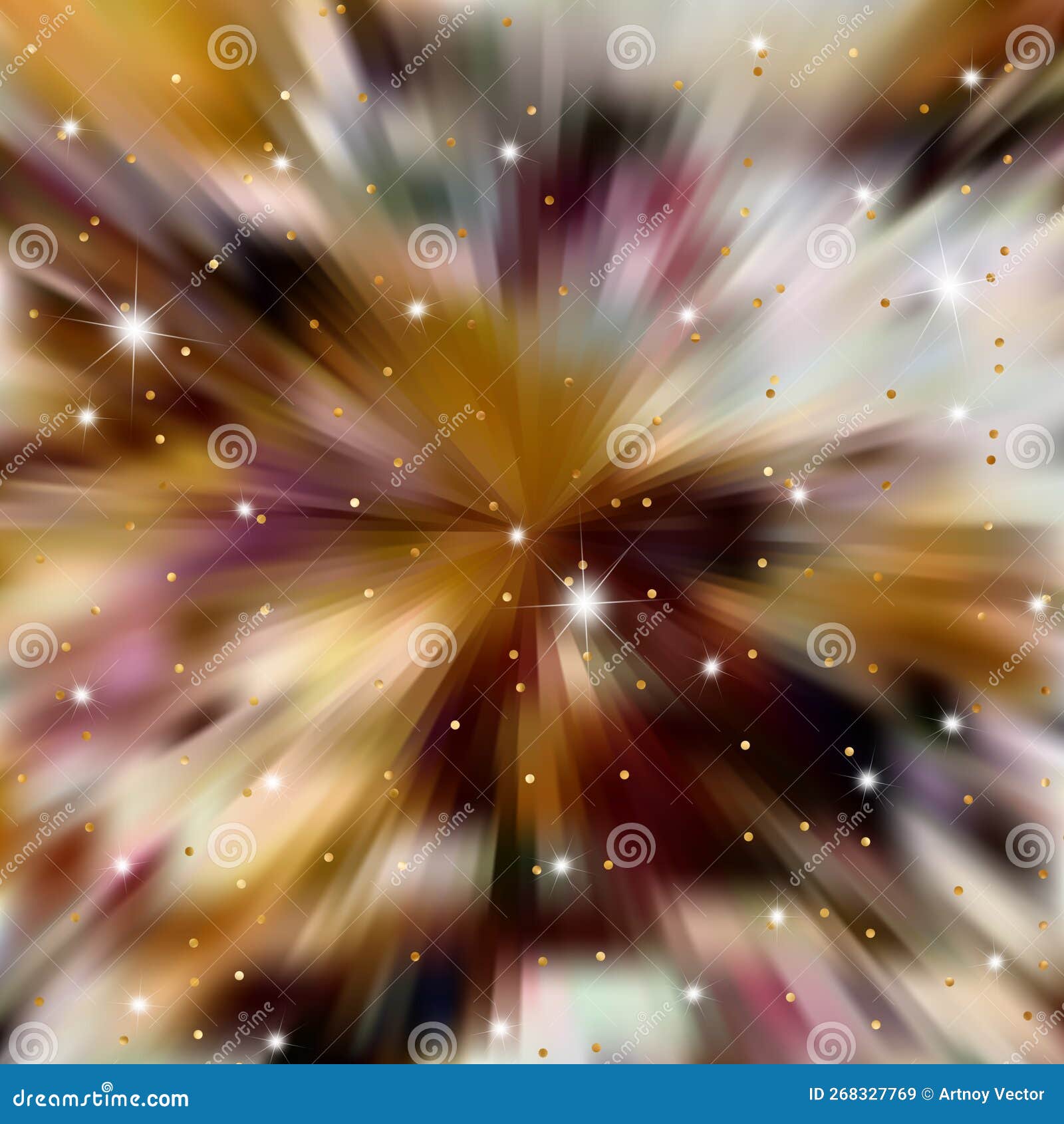 Colorful Explosion Abstract Background with Glitter Elements Stock ...