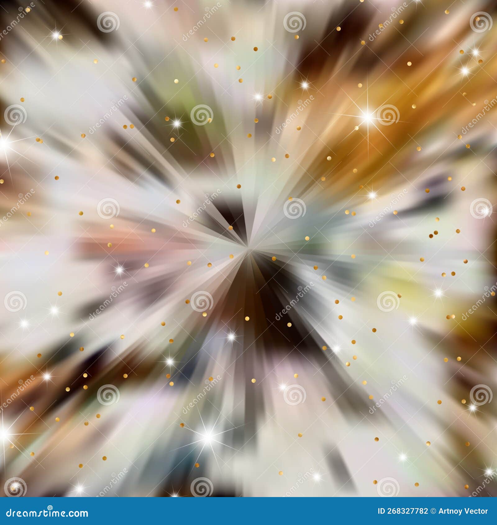 Colorful Explosion Abstract Background with Glitter Elements Stock ...