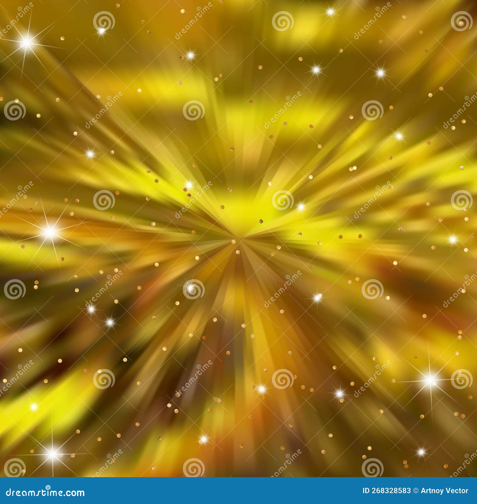 Abstract Background Metallic Gold Color Burst Sparkle Stock ...