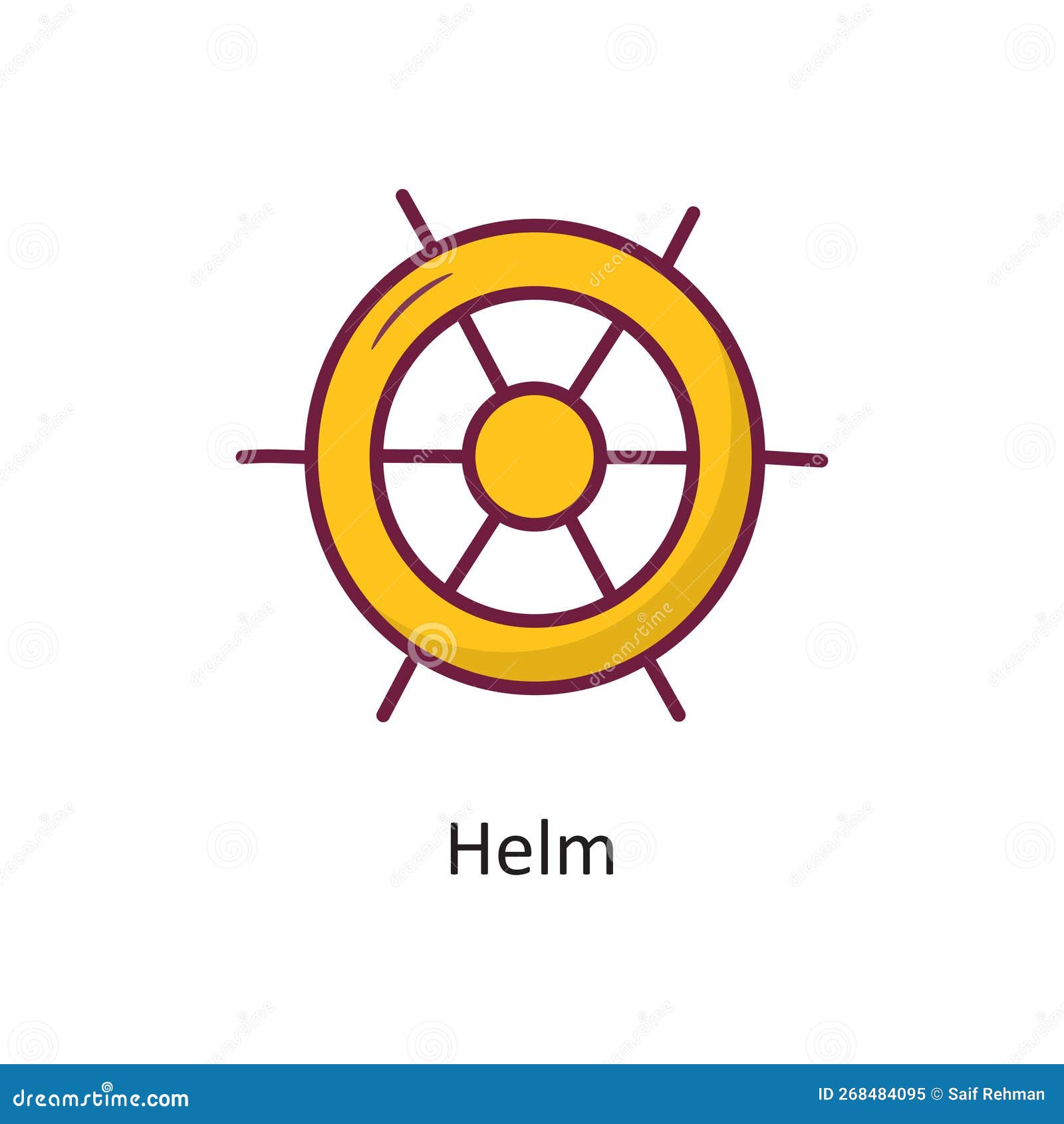 Helm Vector Fill Outline Icon Design Illustration. Travel Symbol on ...