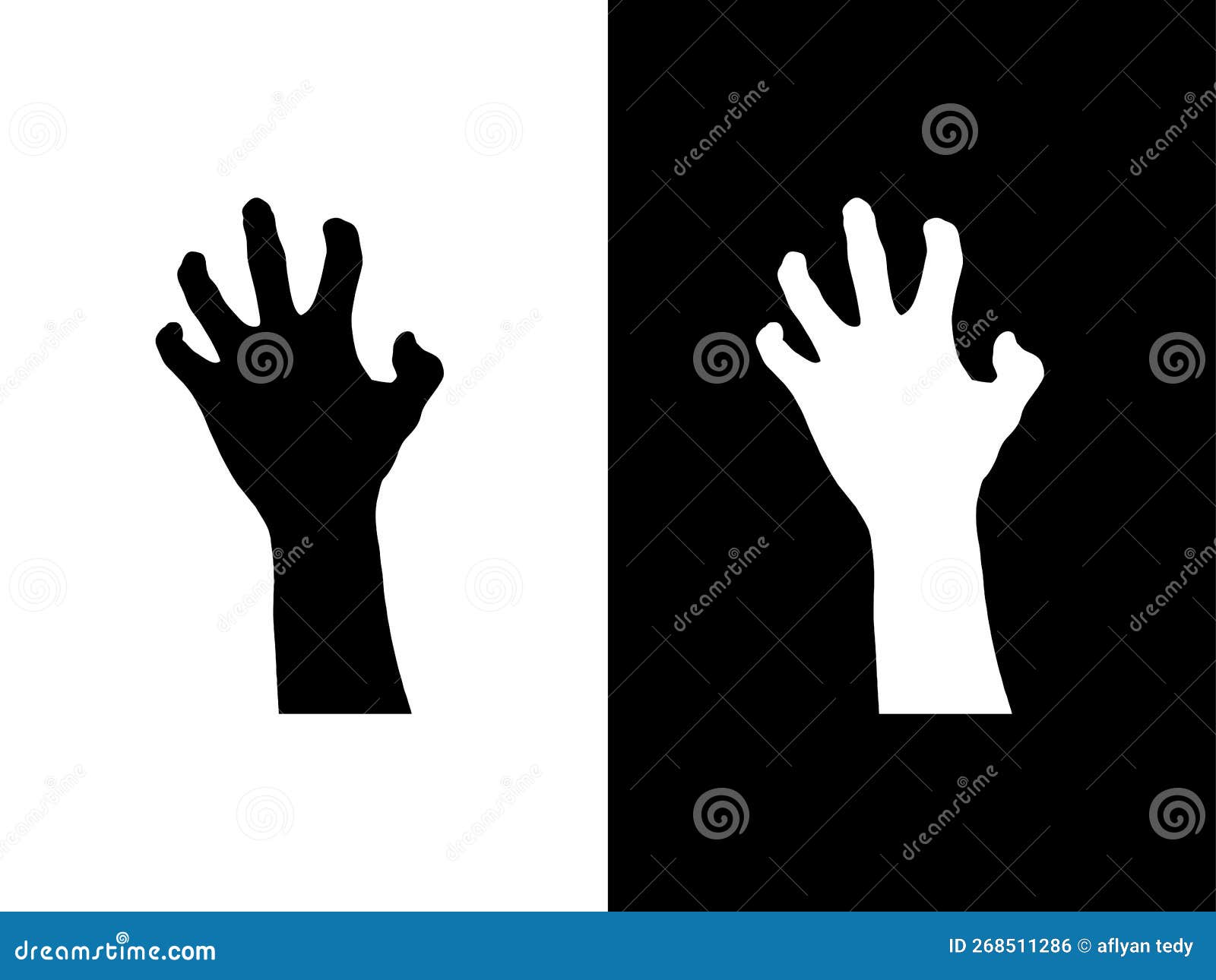 Hand gesture claw stock illustration. Illustration of text - 268511286