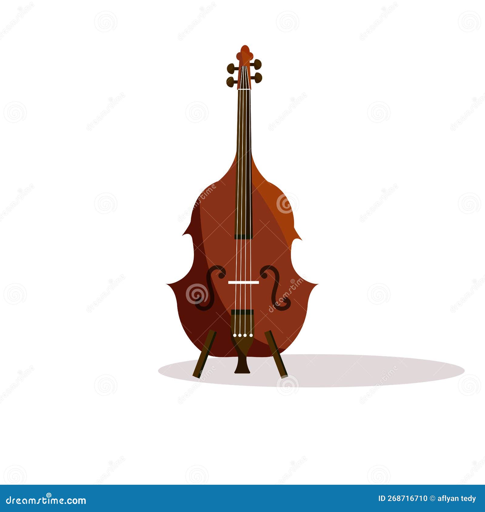 Symbol of violin stock vector. Illustration of orchestra - 268716710