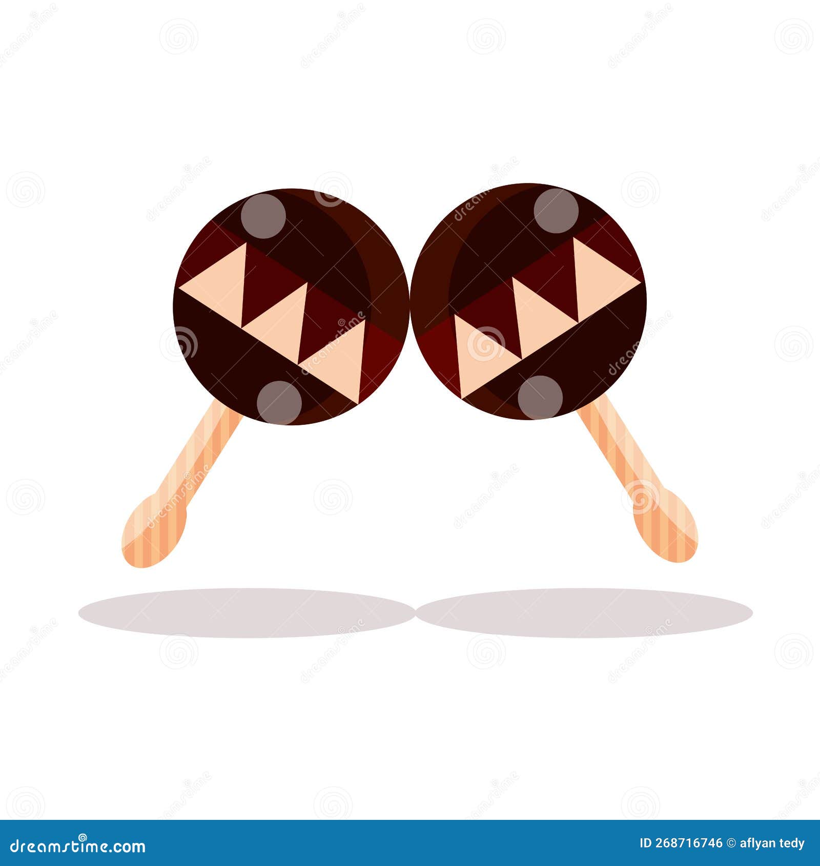 Symbol of rumba stock vector. Illustration of carnival - 268716746