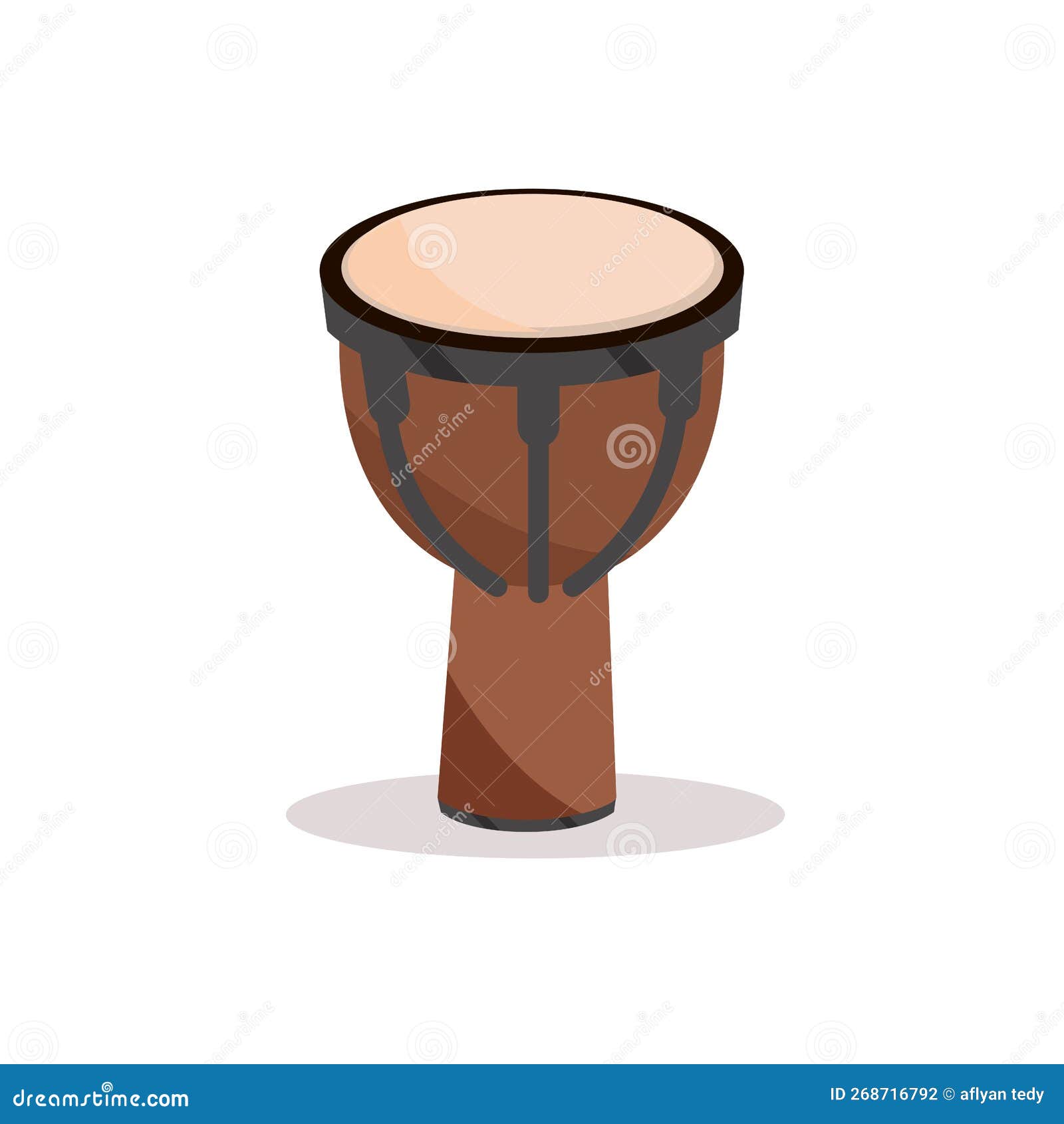 Symbol Of Tifa Drum Vector Illustration | CartoonDealer.com #268716792