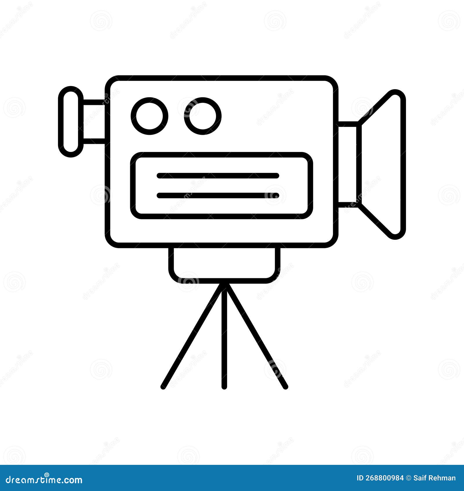 Camera Vector Outline Icon Style Illustration. EPS 10 File Stock ...