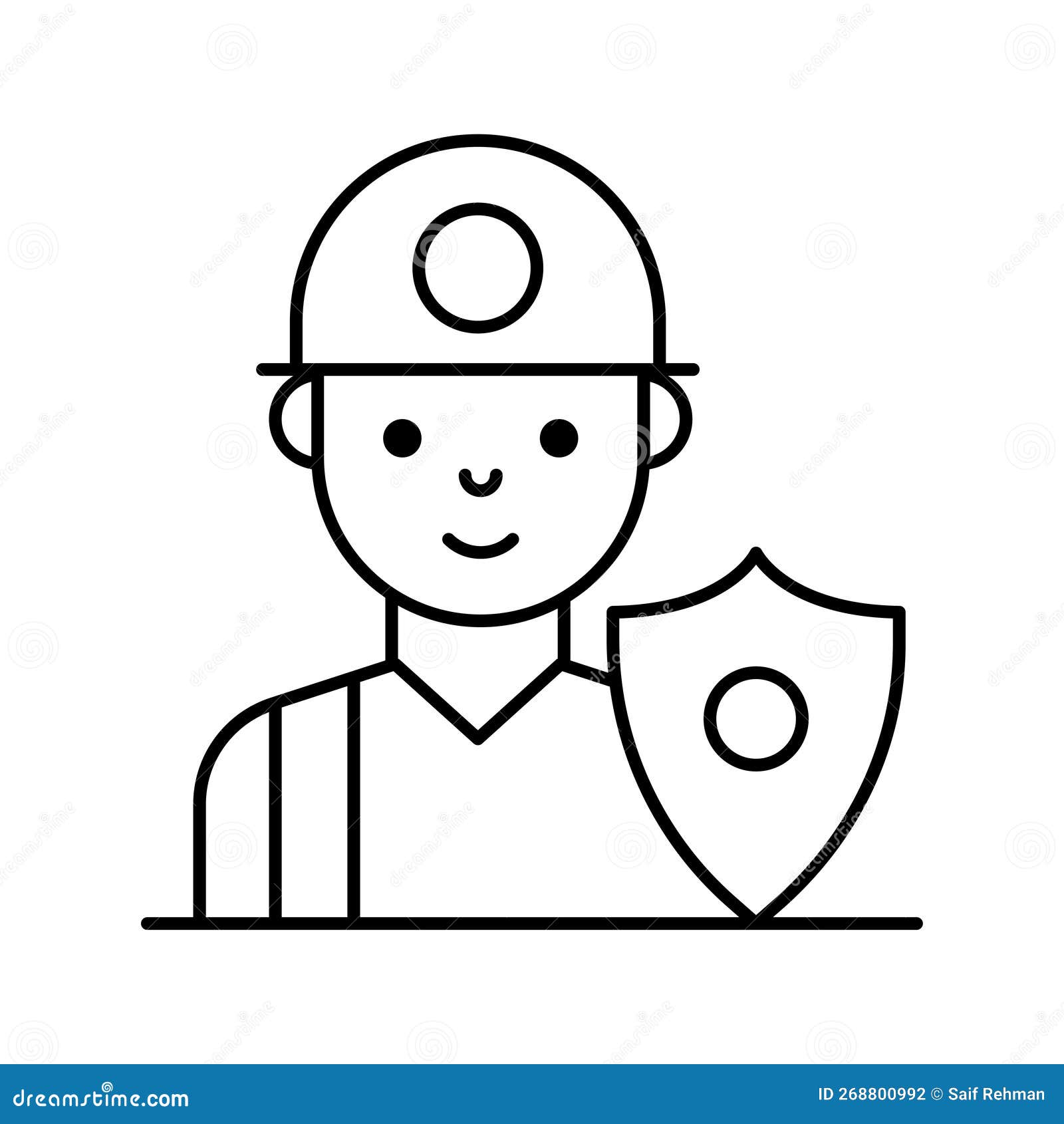 Security Vector Outline Icon Style Illustration. EPS 10 File Stock ...