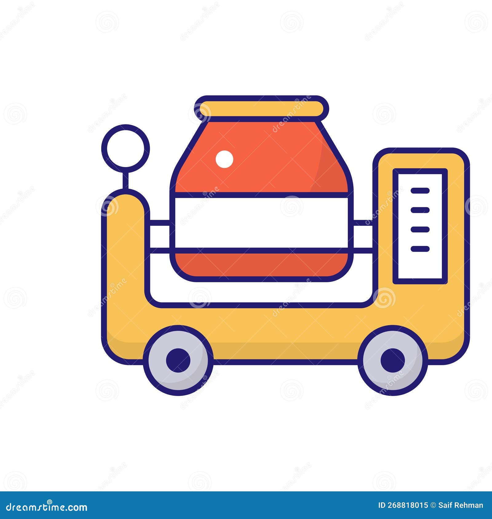 Mixture Machine Vector Fill Outline Icon Style Illustration. EPS 10 File Stock Vector ...