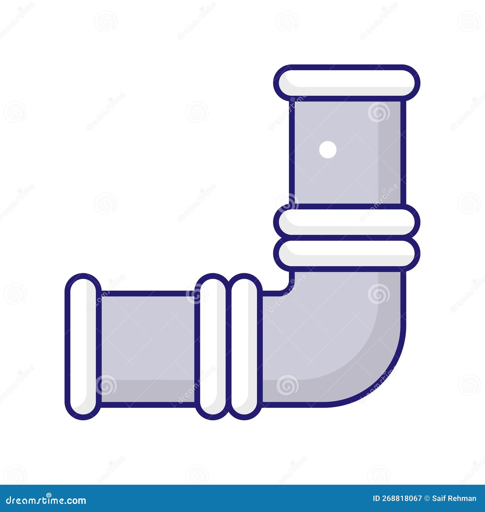 Pipes Vector Fill Outline Icon Style Illustration. EPS 10 File Stock ...