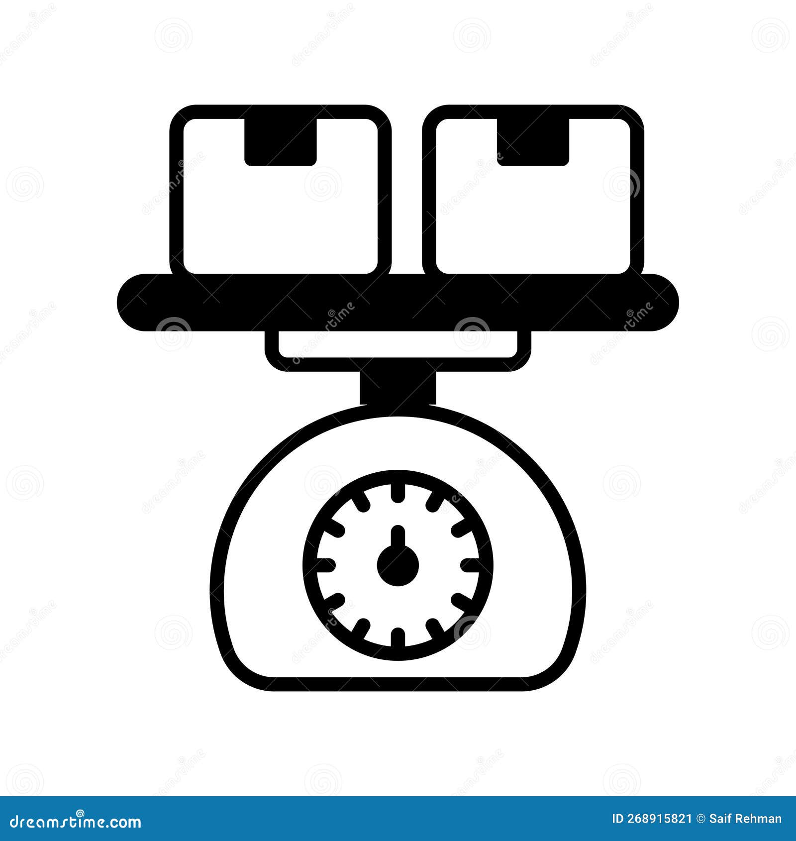 Weight Machine Vector Solid Icon Style Illustration. EPS 10 File Stock ...