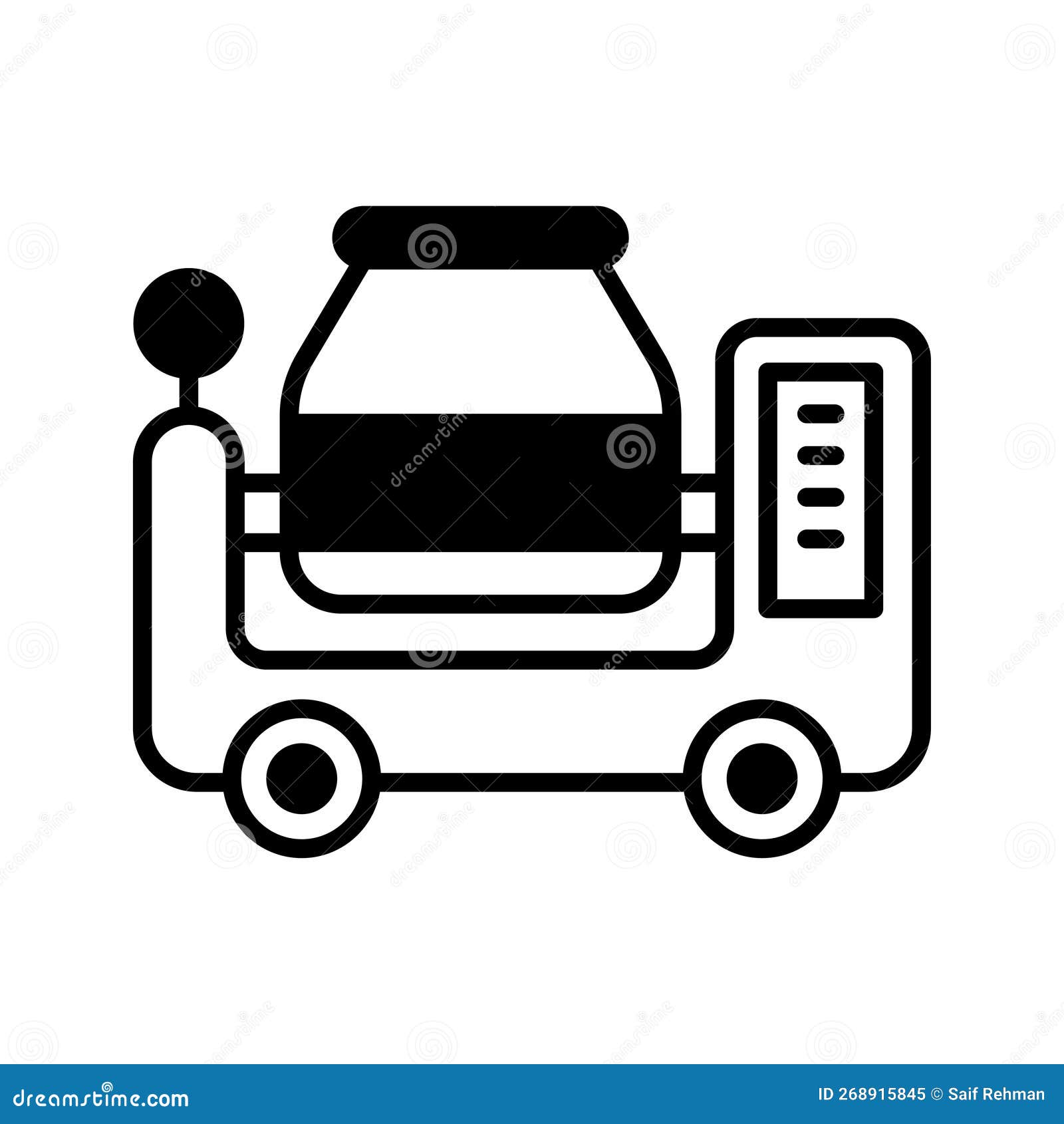 Mixture Machine Vector Solid Icon Style Illustration. EPS 10 File Stock ...
