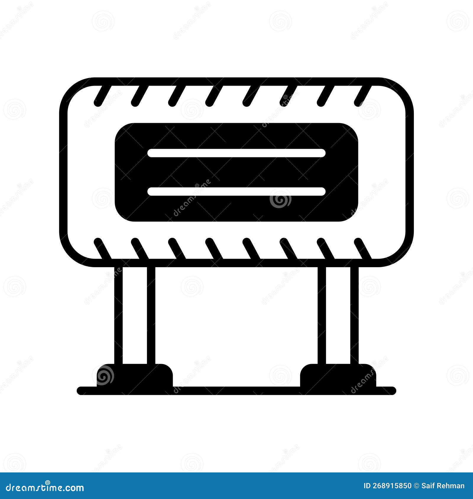 Under Constriction Vector Solid Icon Style Illustration. EPS 10 File ...