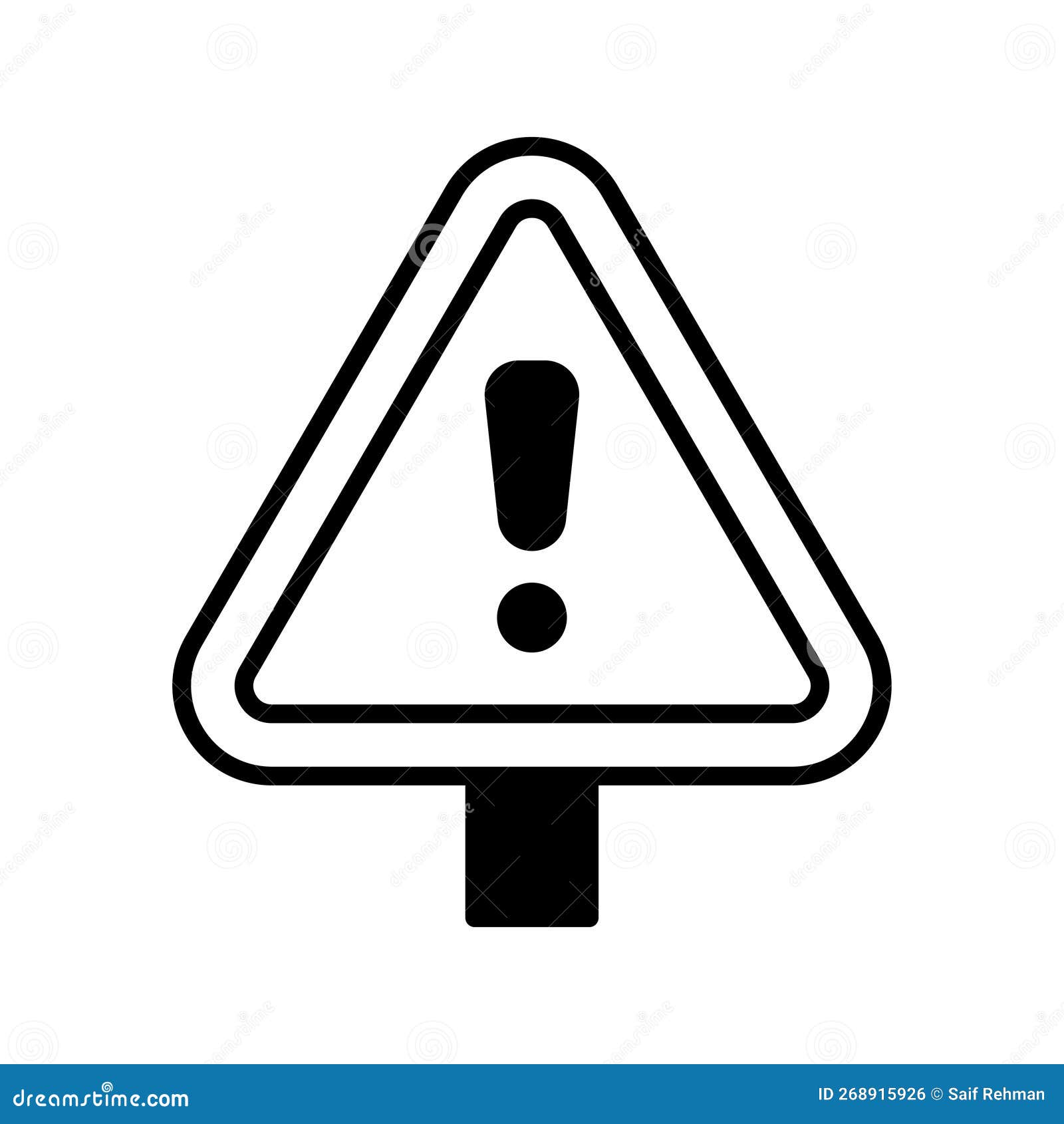 Alert Sign Vector Solid Icon Style Illustration. EPS 10 File Stock ...