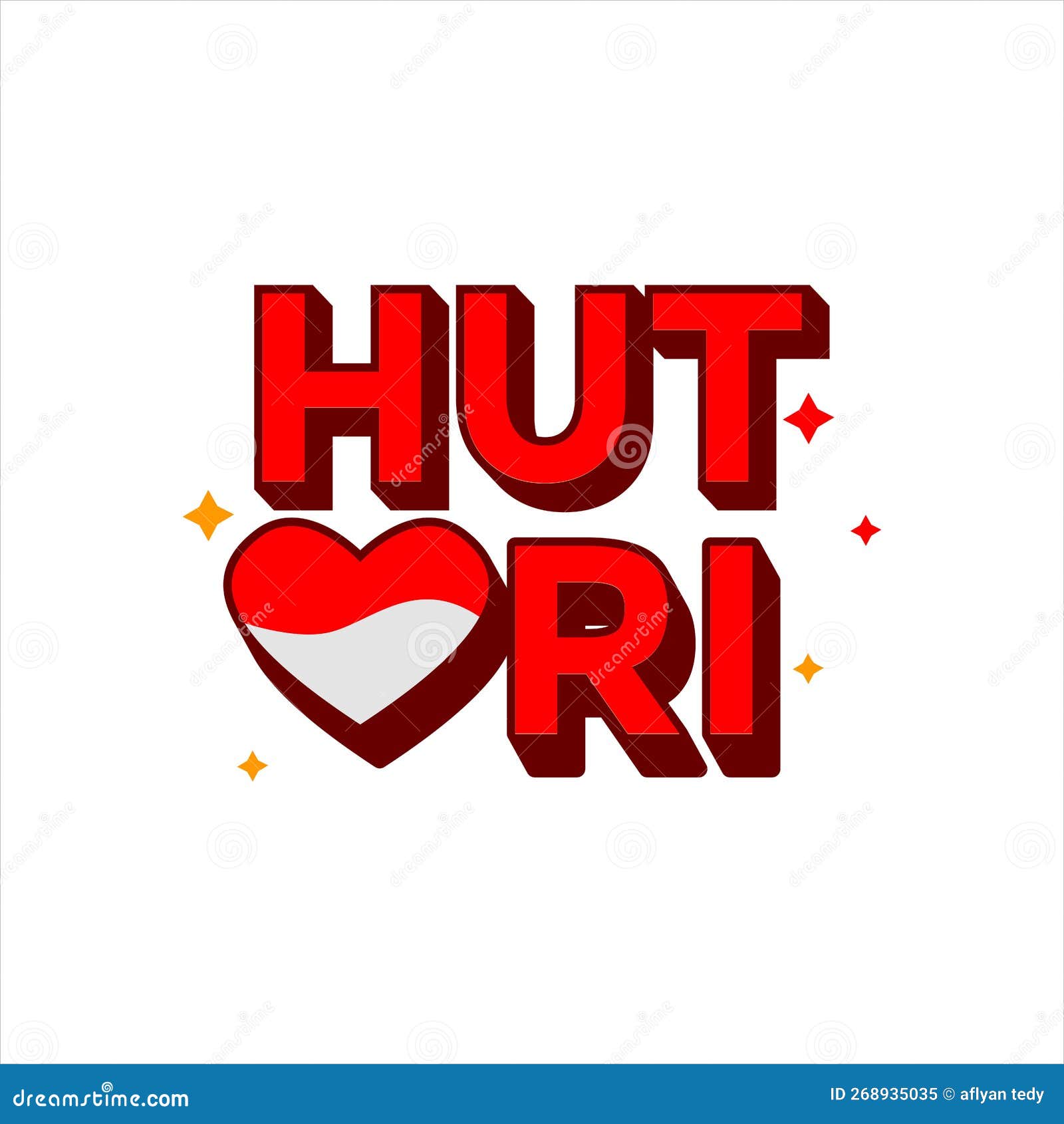 Symbol Indonesian Independence Day Vector Illustration | CartoonDealer ...