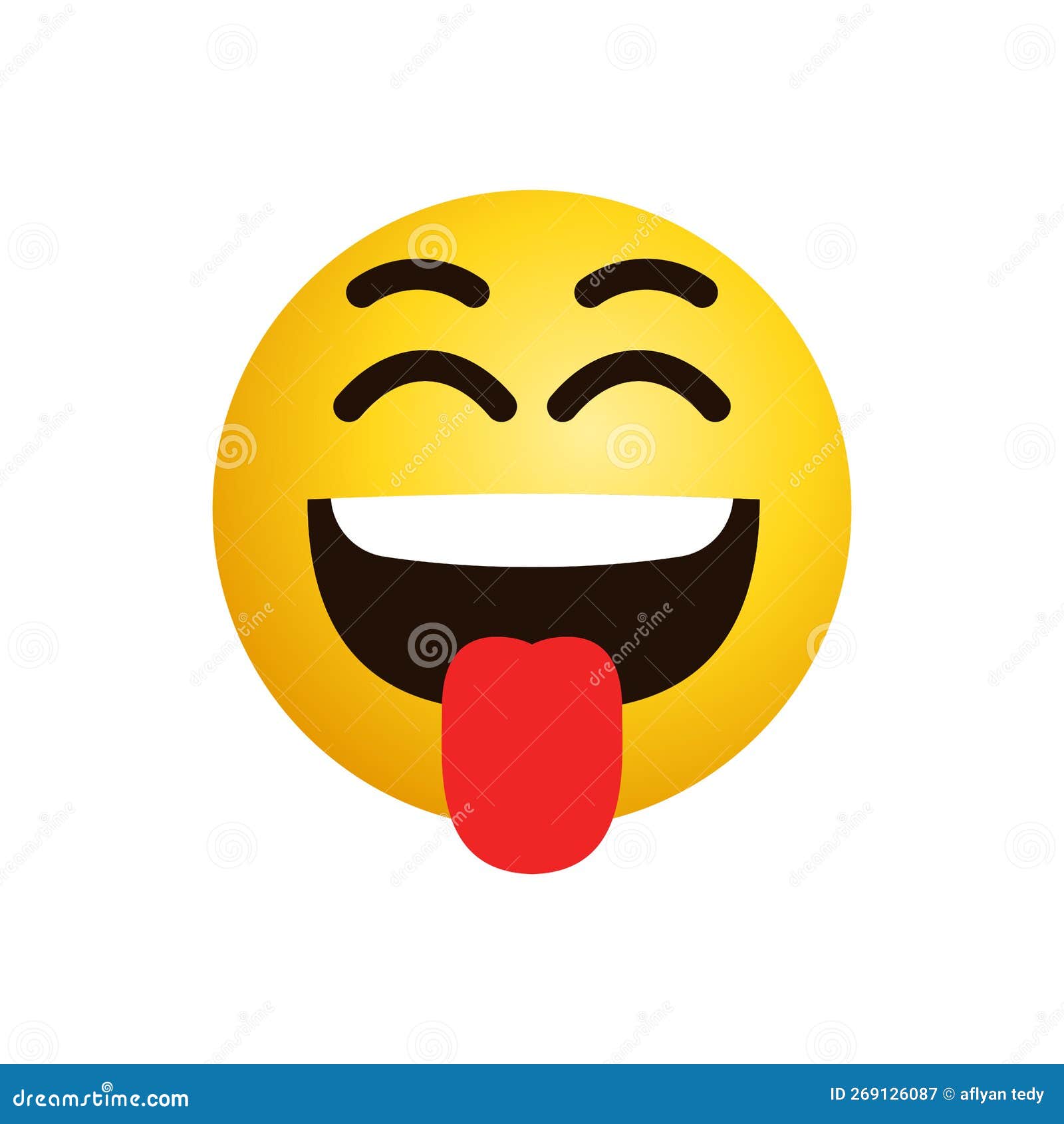Emoji expression stock vector. Illustration of expression - 269126087