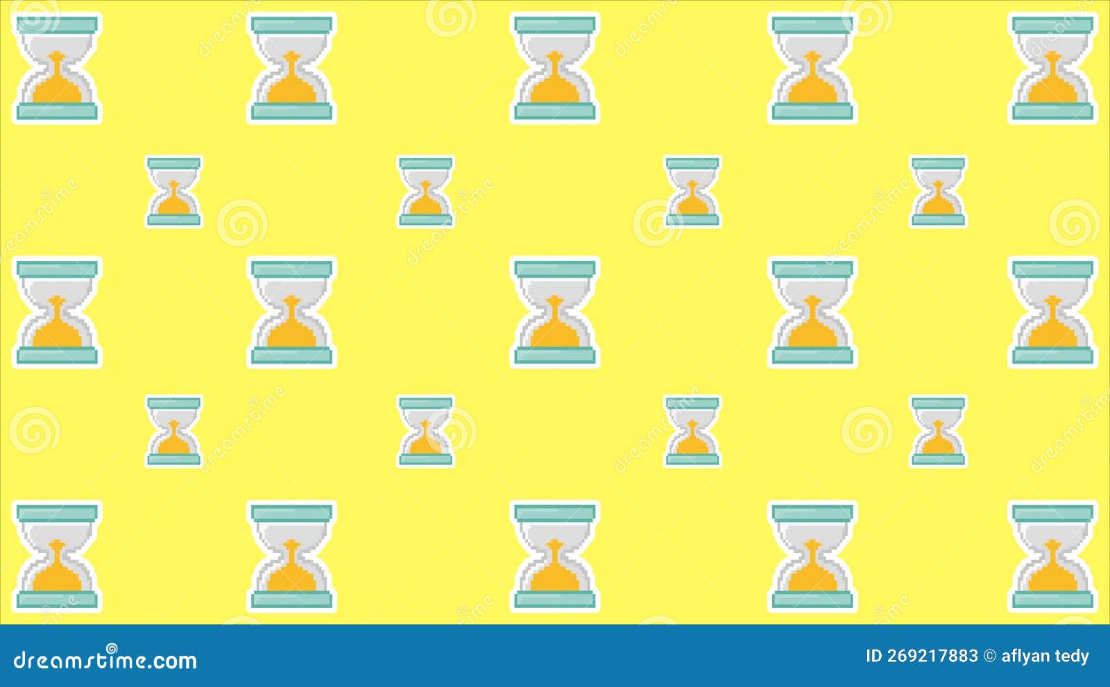 Hourglass Sprites Illustration For Animation Frames. Colored Sand ...