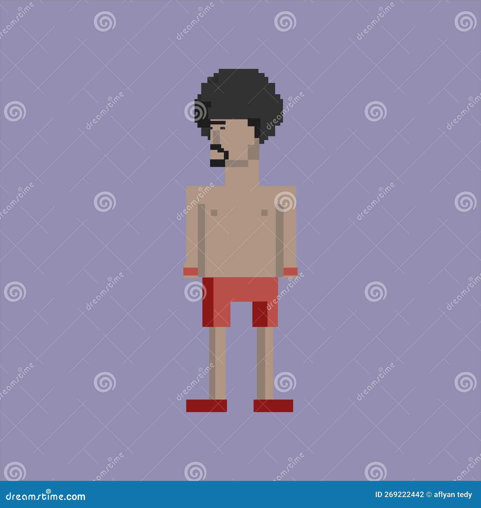 Pixel Boxer: Photorealistic 3d 8 Bit Cartoon Character In Boxing Action ...