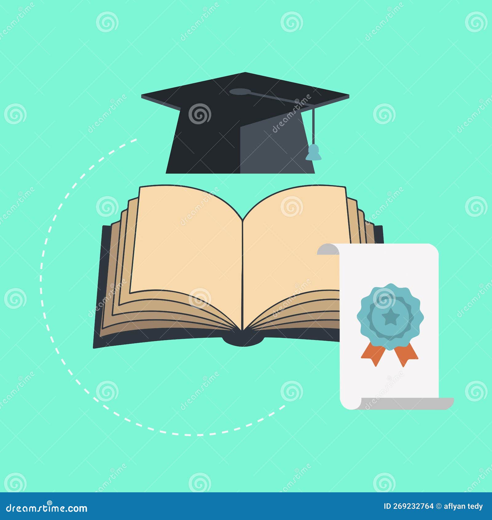 Symbol illustration stock vector. Illustration of academic - 269232764