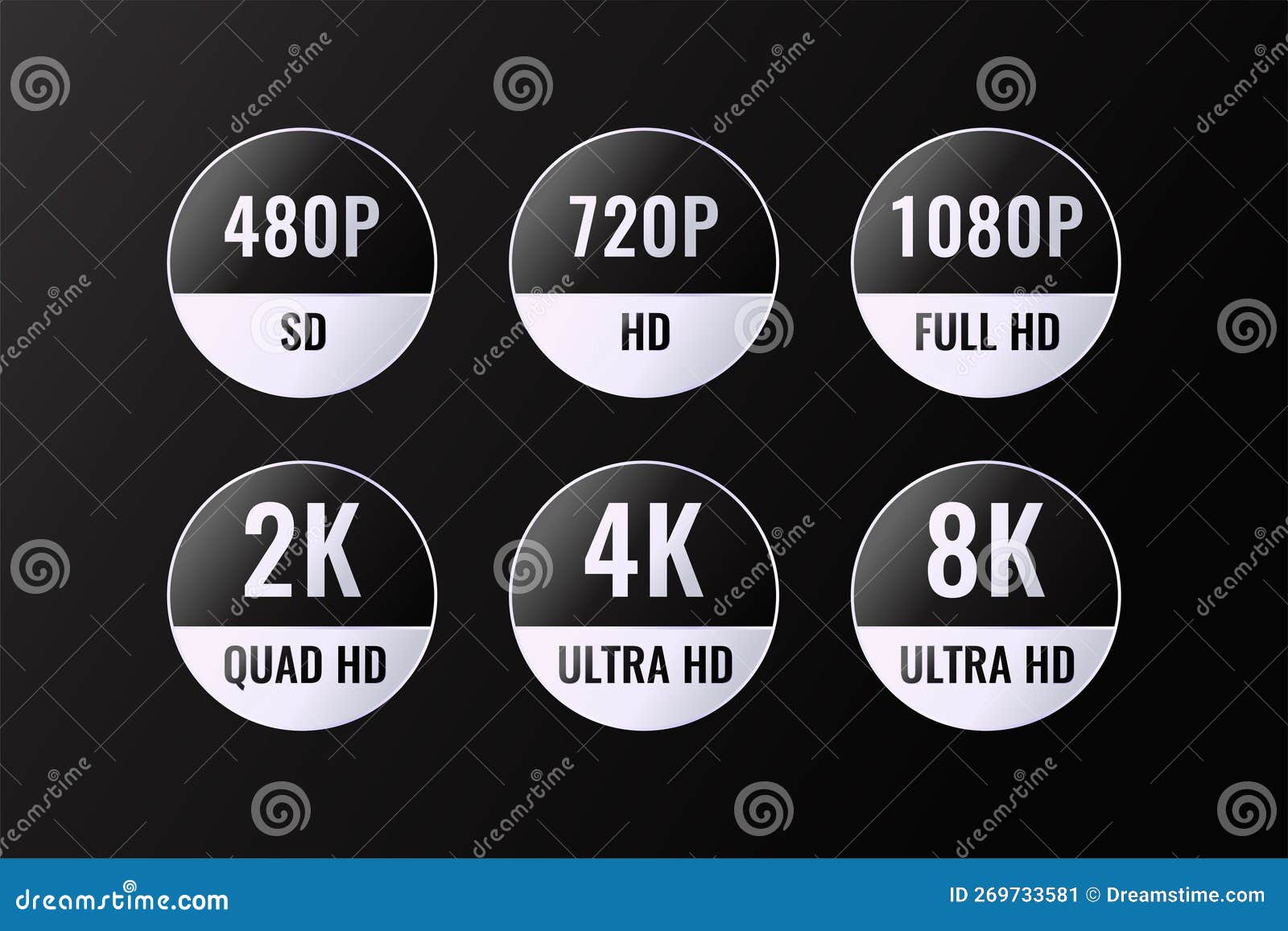 Premium Platinum Metallic Color Monitor Screen Resolution Definition ...