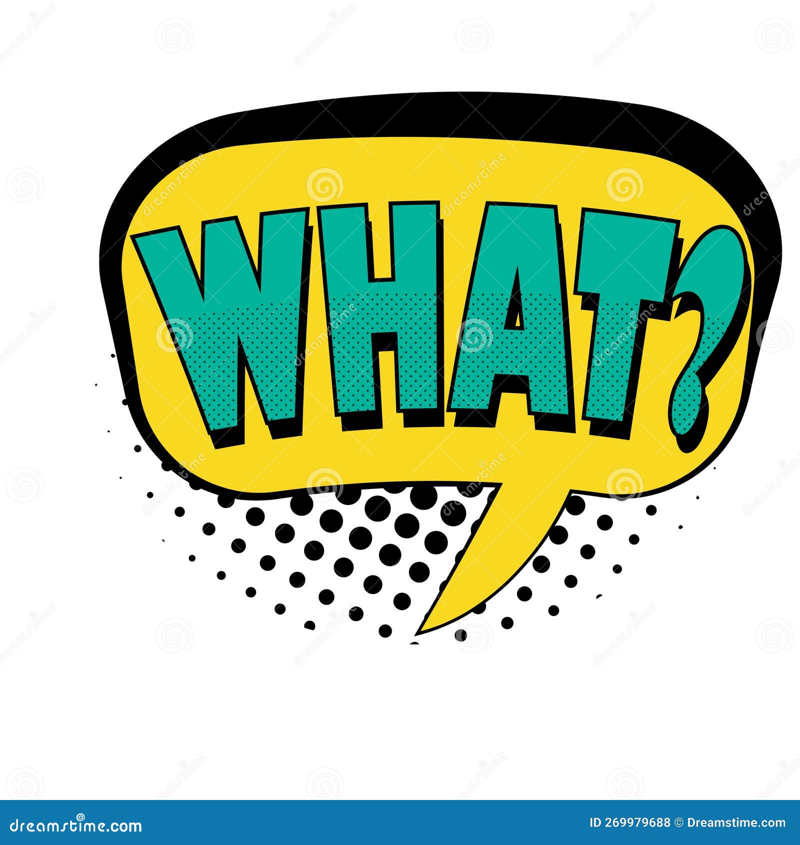 What comic text stock illustration. Illustration of halftone - 269979688