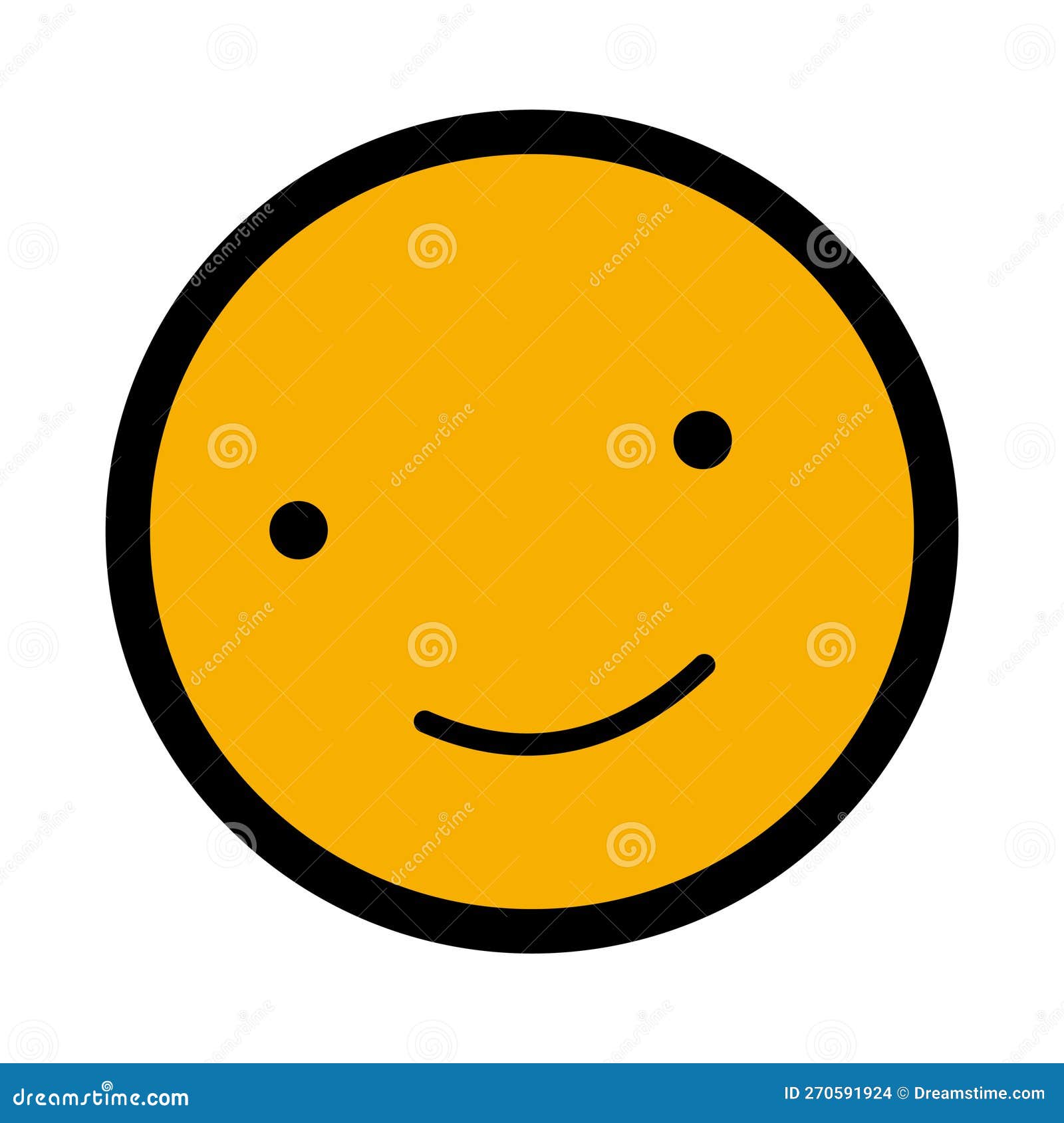 Smiling Face Emoticon Sign Icon Vector Illustration for Personal and ...