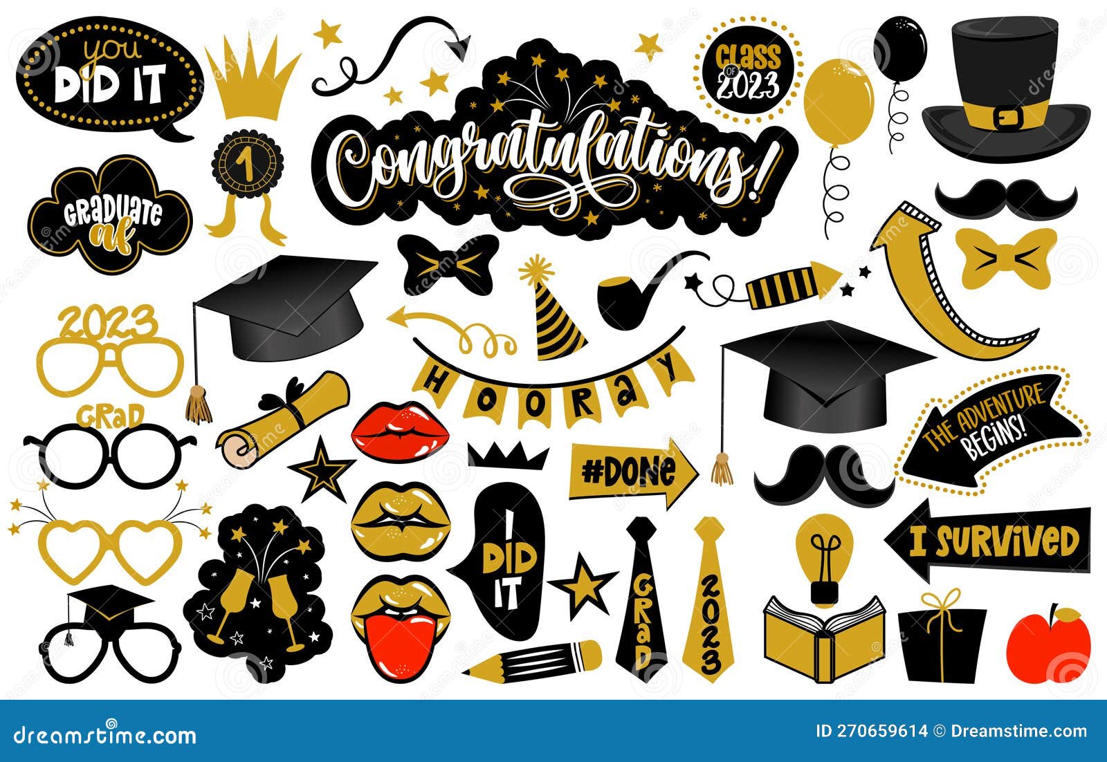 Congratulations Graduates Class Of 2019 Vector Logo. Graduation ...