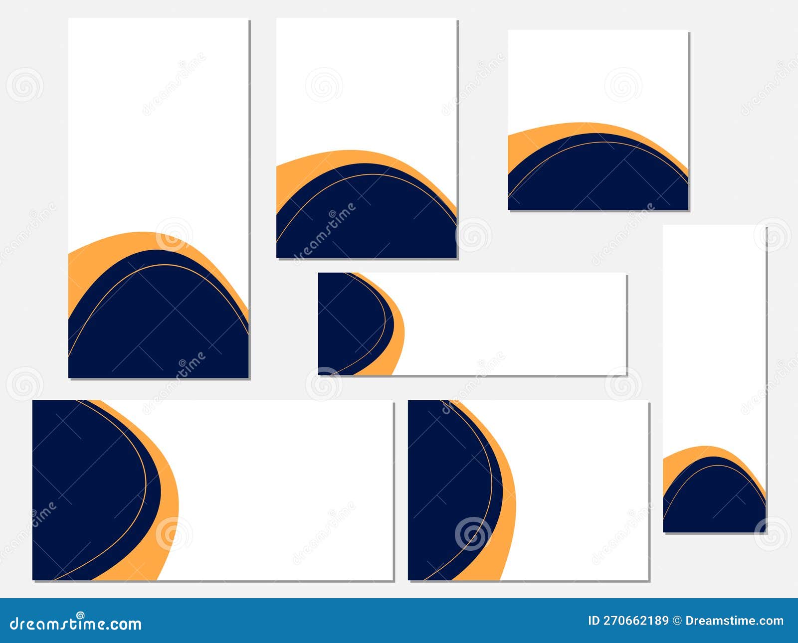 Frame Banner Template stock vector. Illustration of company - 270662189