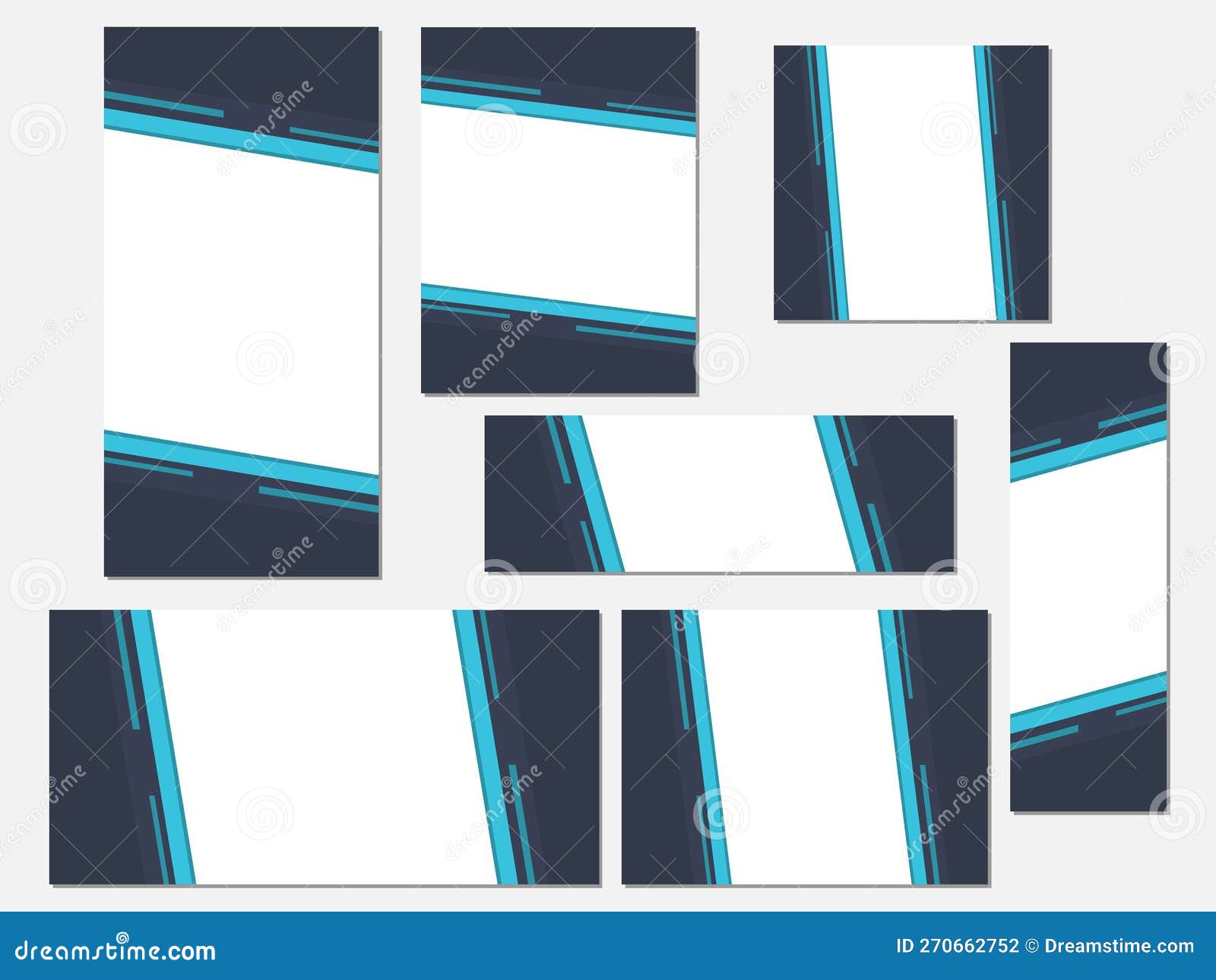 Frame Banner Template stock vector. Illustration of element - 270662752