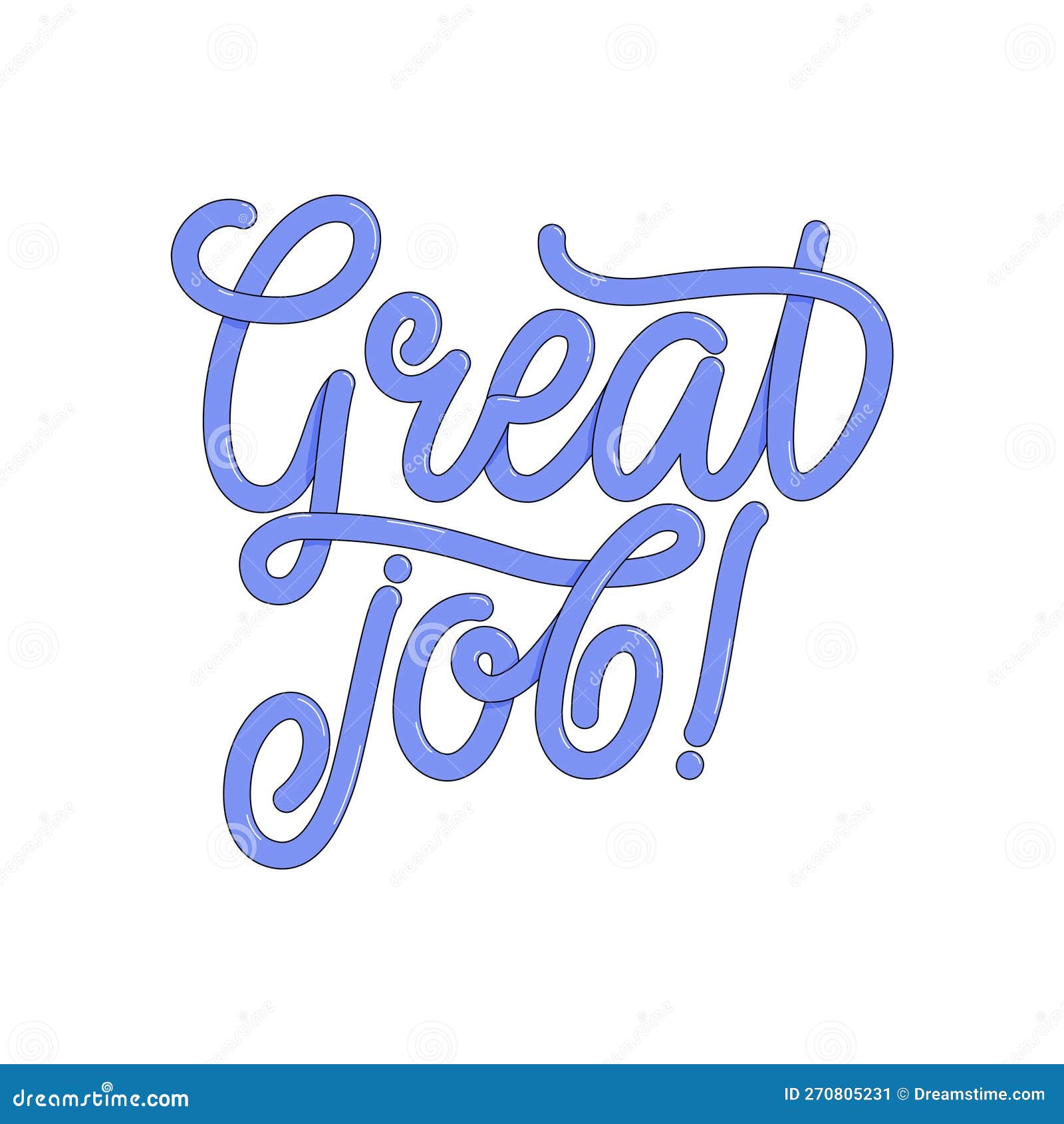 Great Job Handwritten Quote. Positive Feedback. Employee Appreciation ...