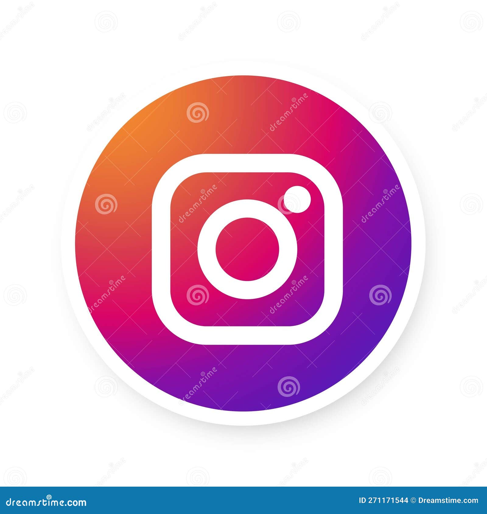 Social Media Instagram Logo Vector Color. | CartoonDealer.com #271171544
