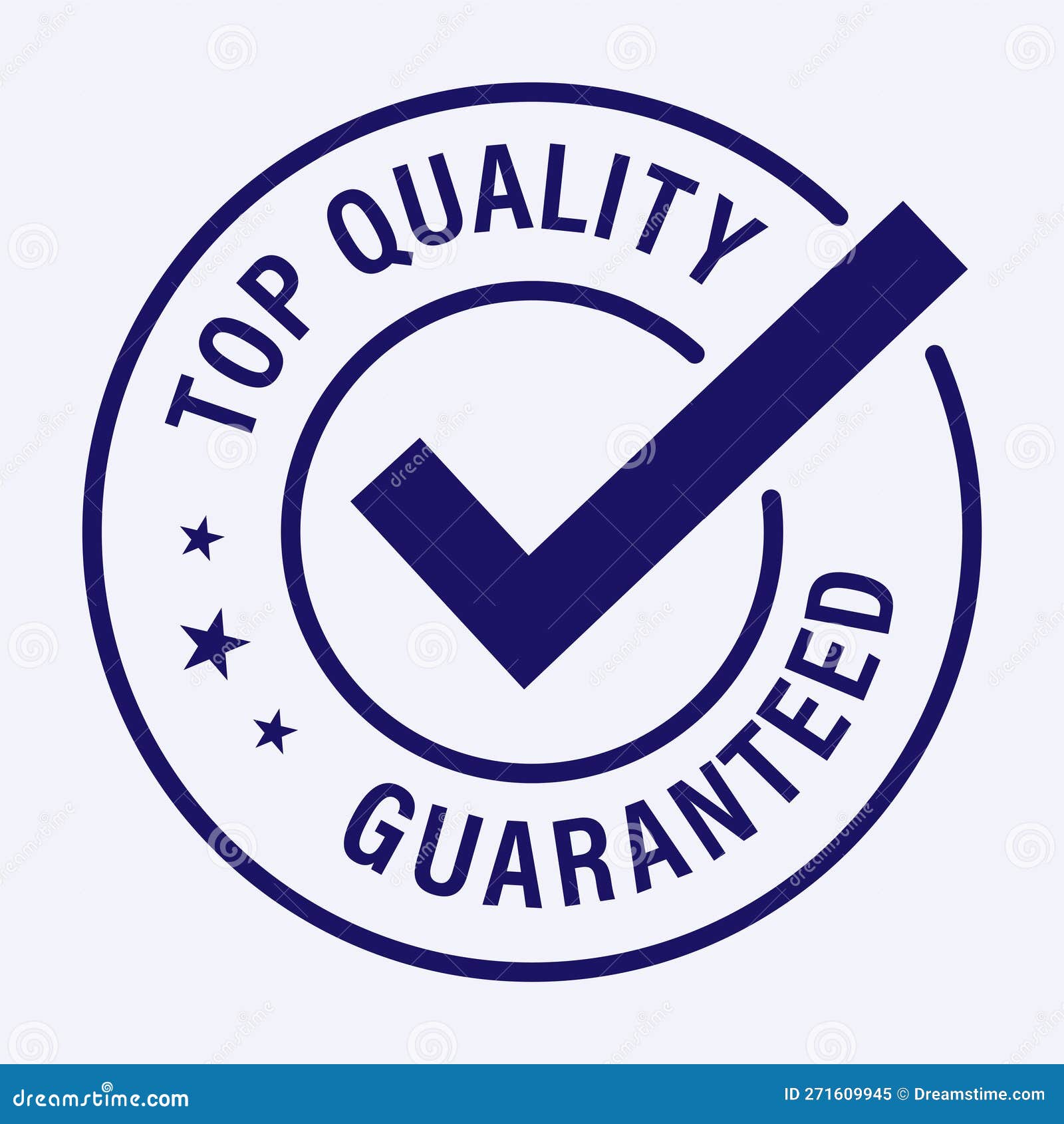 Top Quality Guaranteed Vector Icon Stock Vector - Illustration of ...